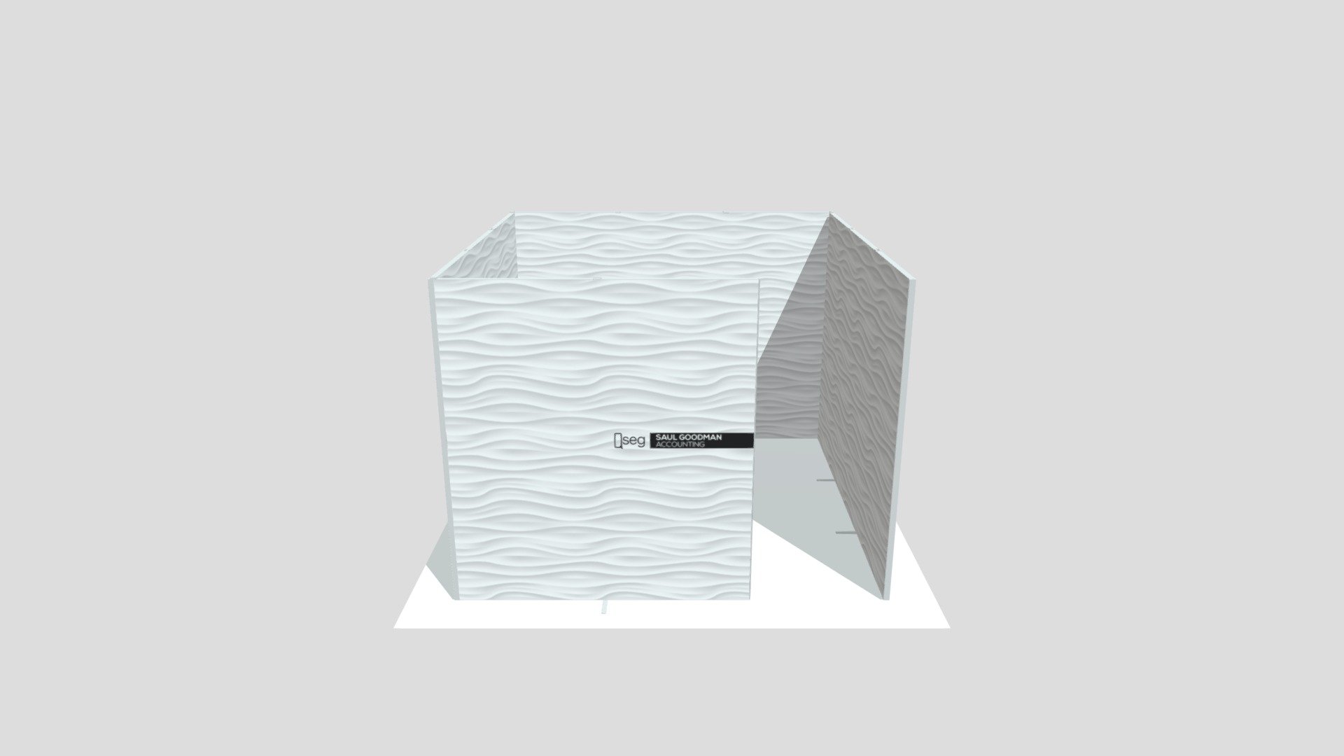 Single Office Partition QSEG Modular Display - 3D model by xyzDisplays ...