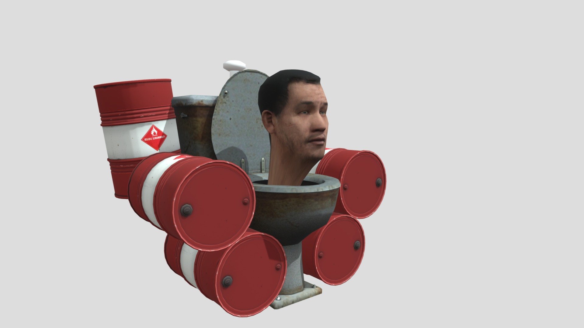 Explosive Kamikaze Skibid Toilet - Download Free 3D model by j ...