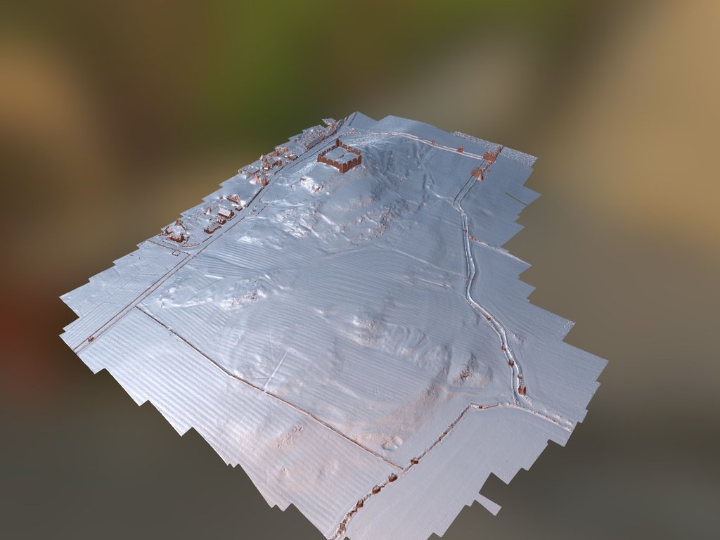 Hume Castle - 3D model by aerialsurvey [2e6fb47] - Sketchfab