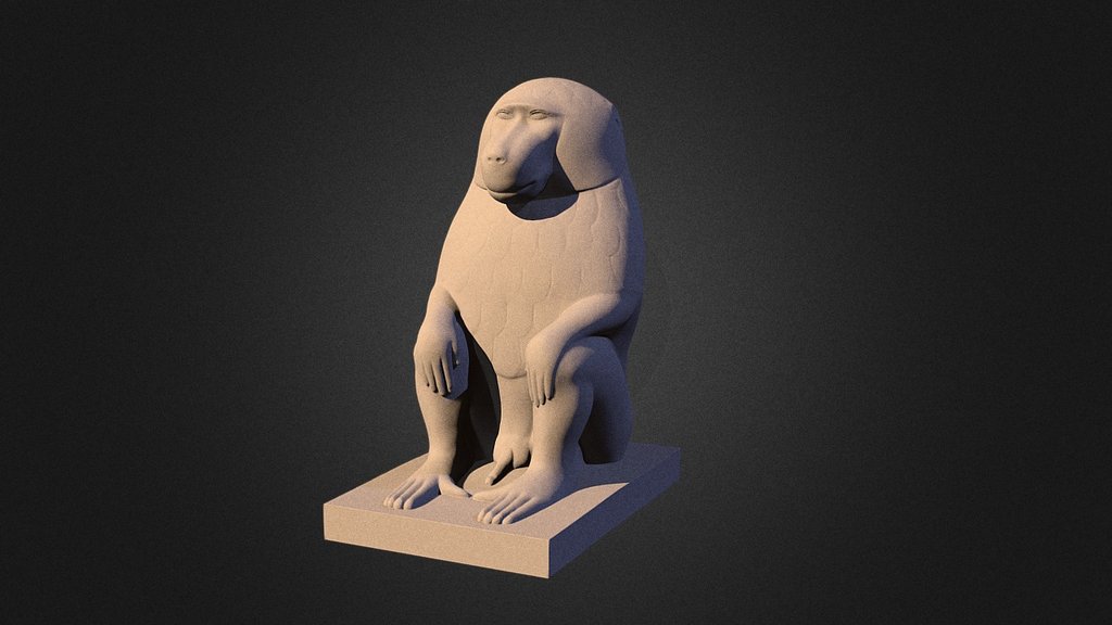 Singe - 3D model by HERES [2e712c2] - Sketchfab