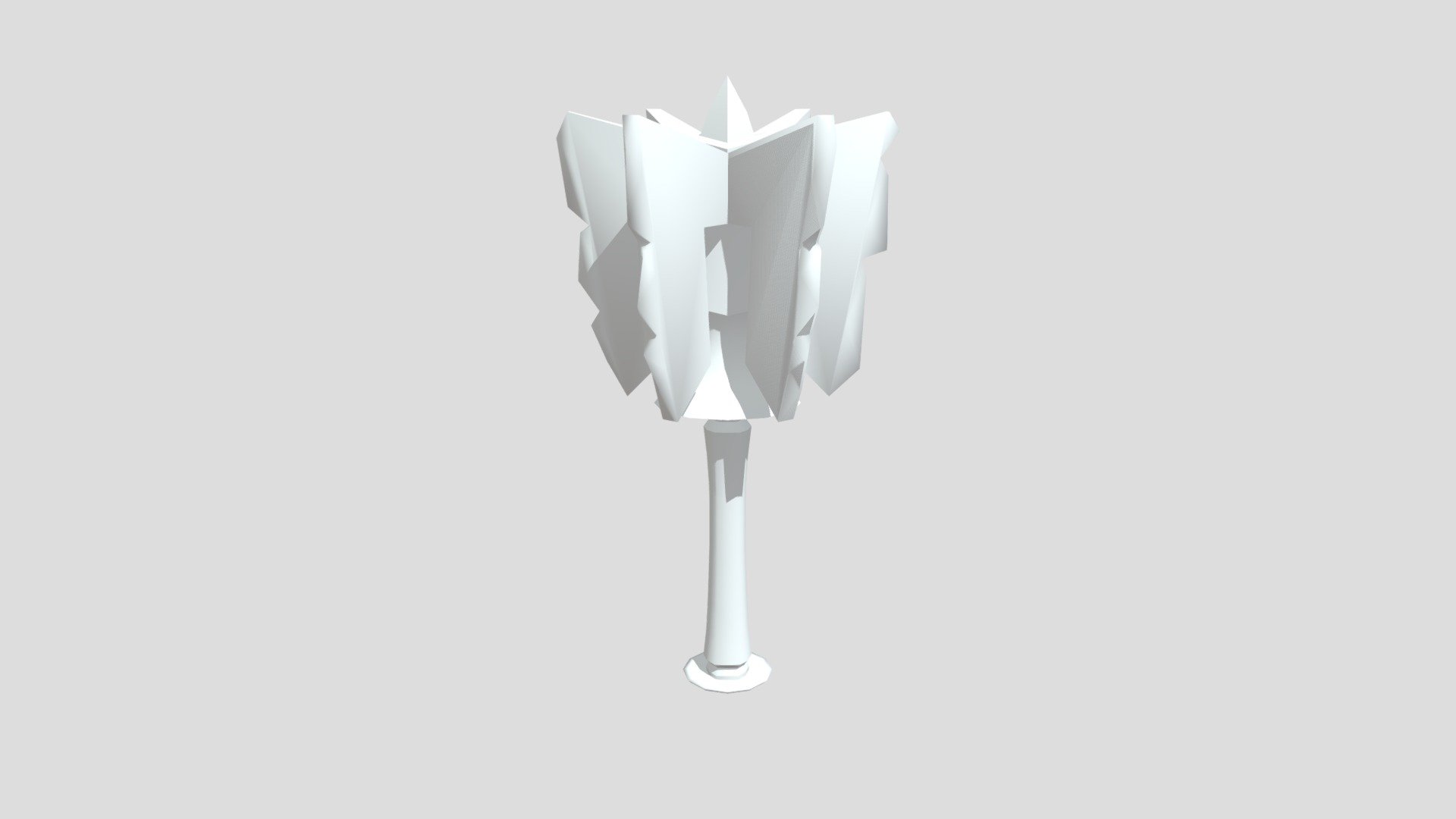 "Ruby Carapice" Crystal Mace - 3D model by NodeMan [2e7279d] - Sketchfab