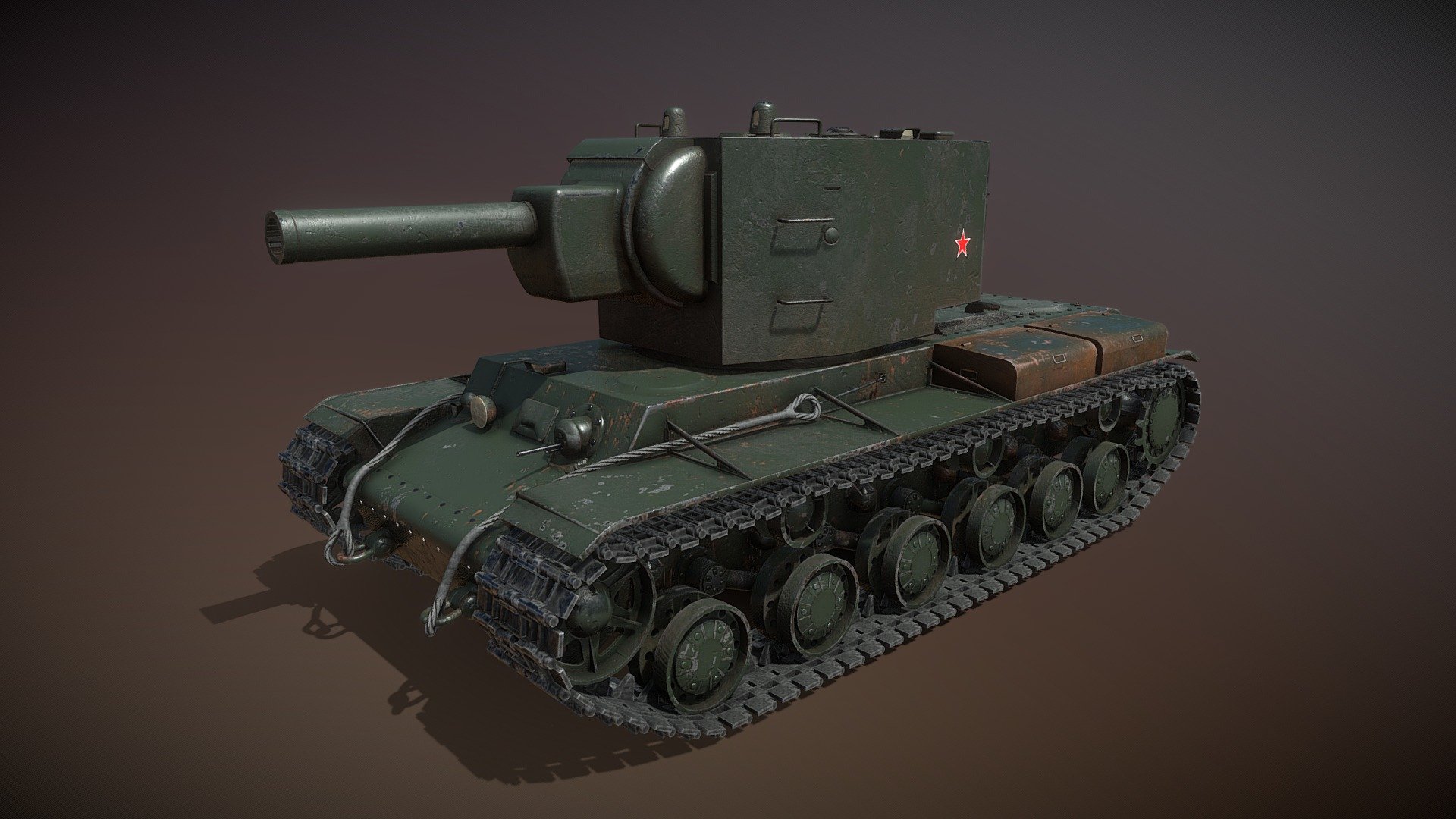 KV-2 - Buy Royalty Free 3D model by tobycrome [2e741cc] - Sketchfab Store