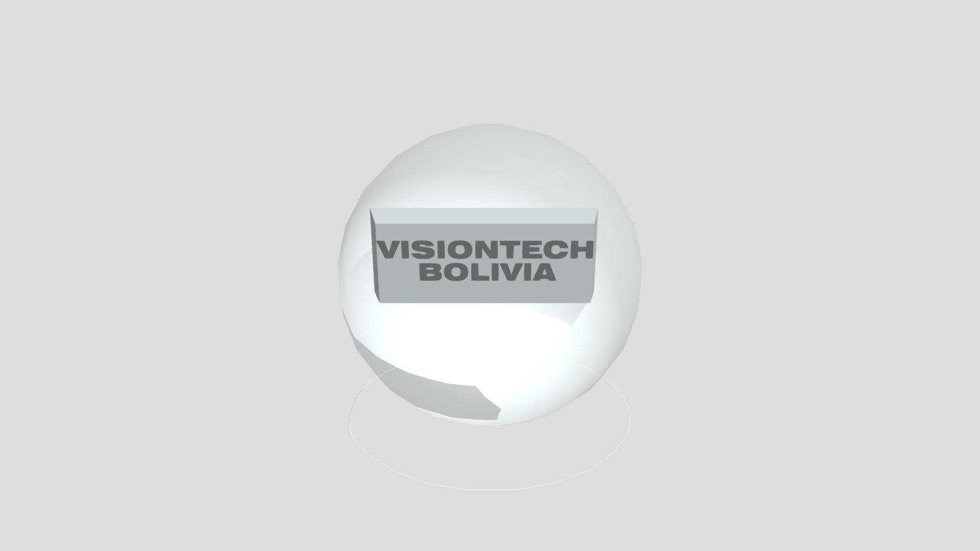 VISIONTECH BOLIVIA LOGO ESFERICO - 3D model by Visiontech Bolivia (@Visiontech) [2e75203 ...