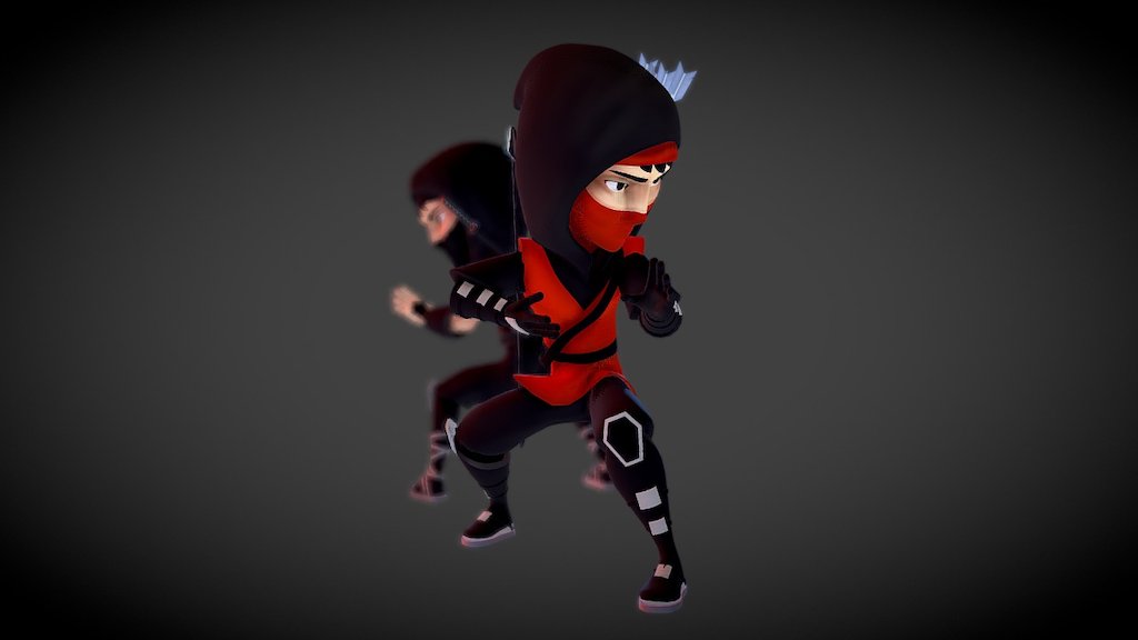 Ninjas - 3D model by extrawest [2e75532] - Sketchfab