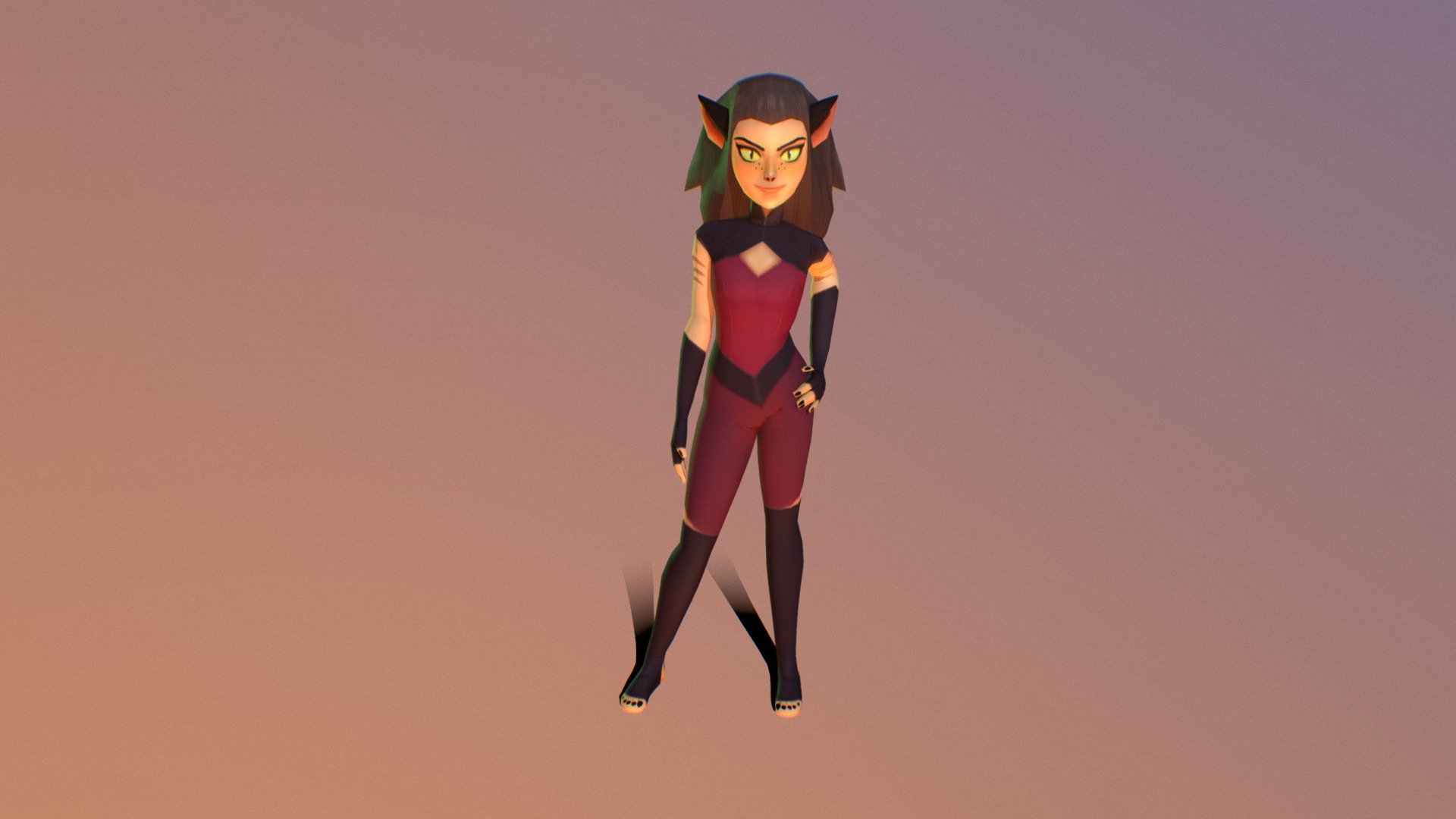 Catra - Idle - Download Free 3D model by ClartOoOn [2e77b6e] - Sketchfab