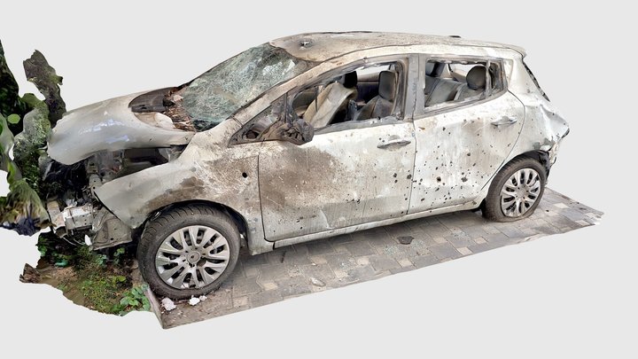Destroyed-car 3D models - Sketchfab