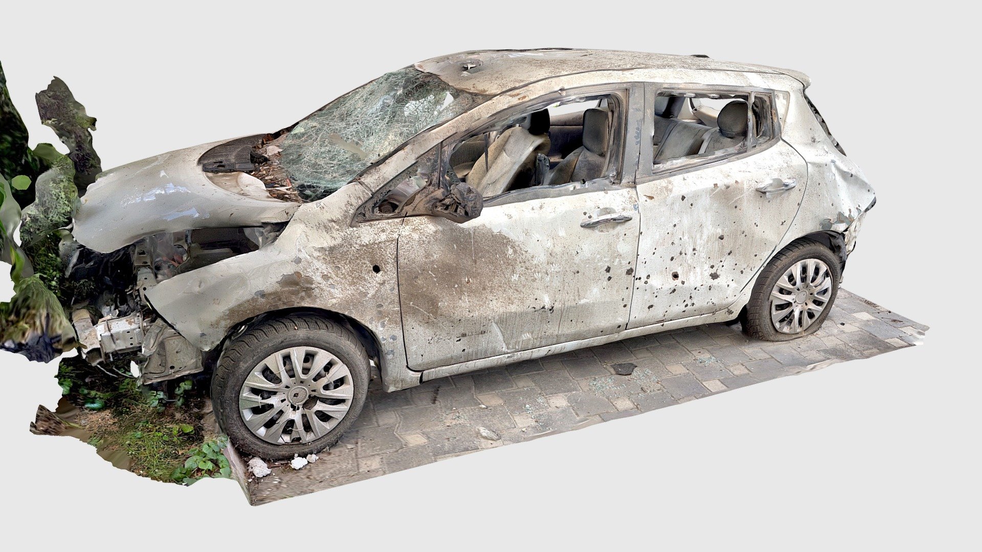 Shelled car 01 - Download Free 3D model by yaro.pro [2e7898d] - Sketchfab