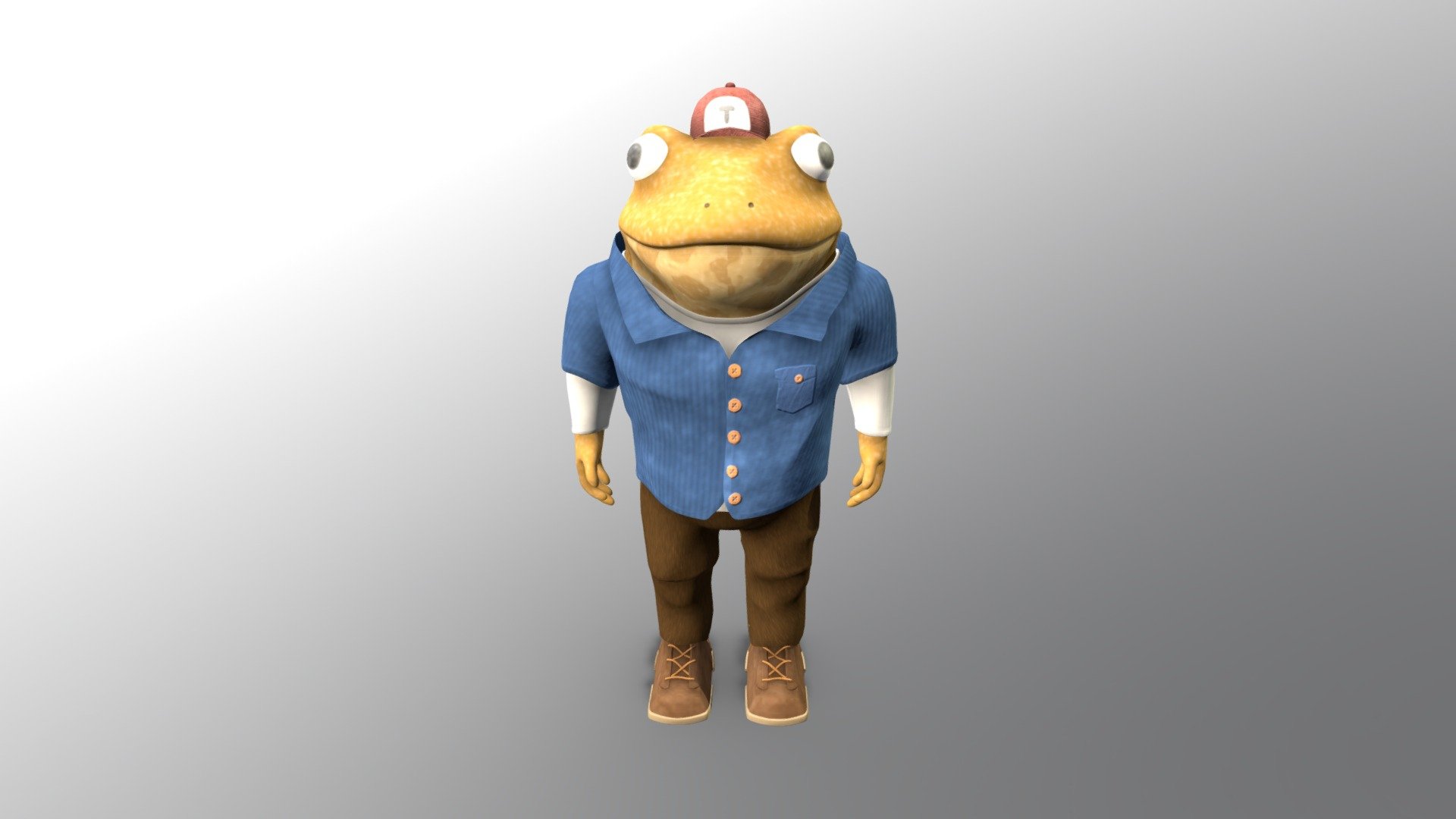 Moe the Toad - 3D model by kingquish [2e78a83] - Sketchfab