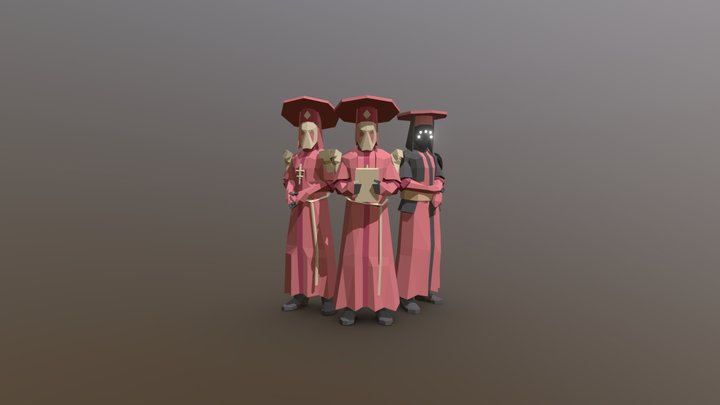 Priest 3D models - Sketchfab