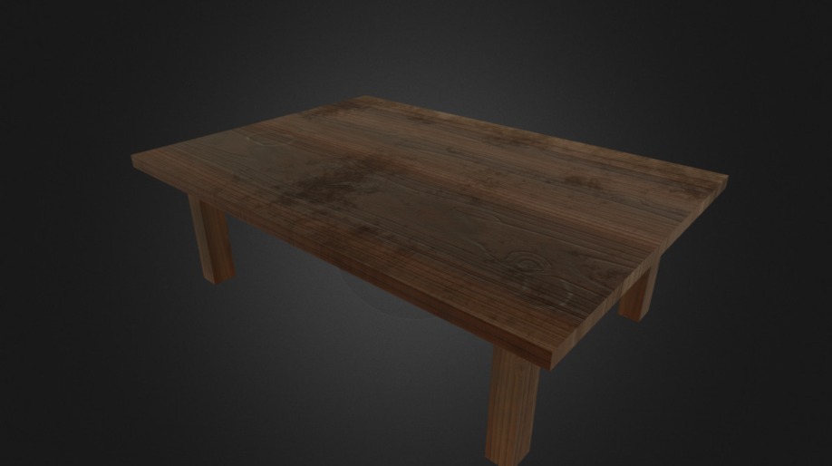 Small Table - 3D model by Winston Valentine (@WinstonValentine ...