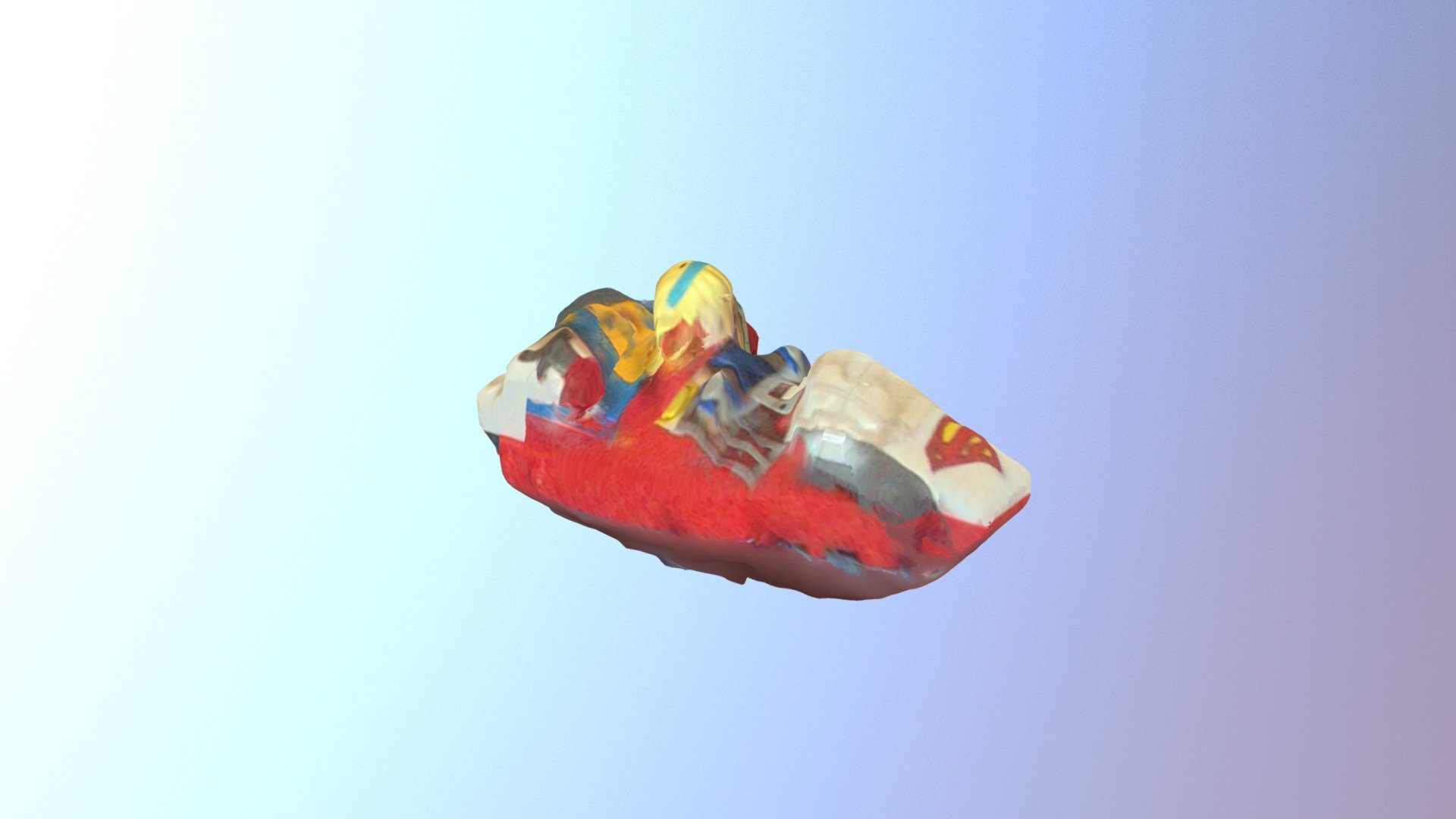 Melted supergirl lego - 3D model by tvchannel [2e7c747] - Sketchfab