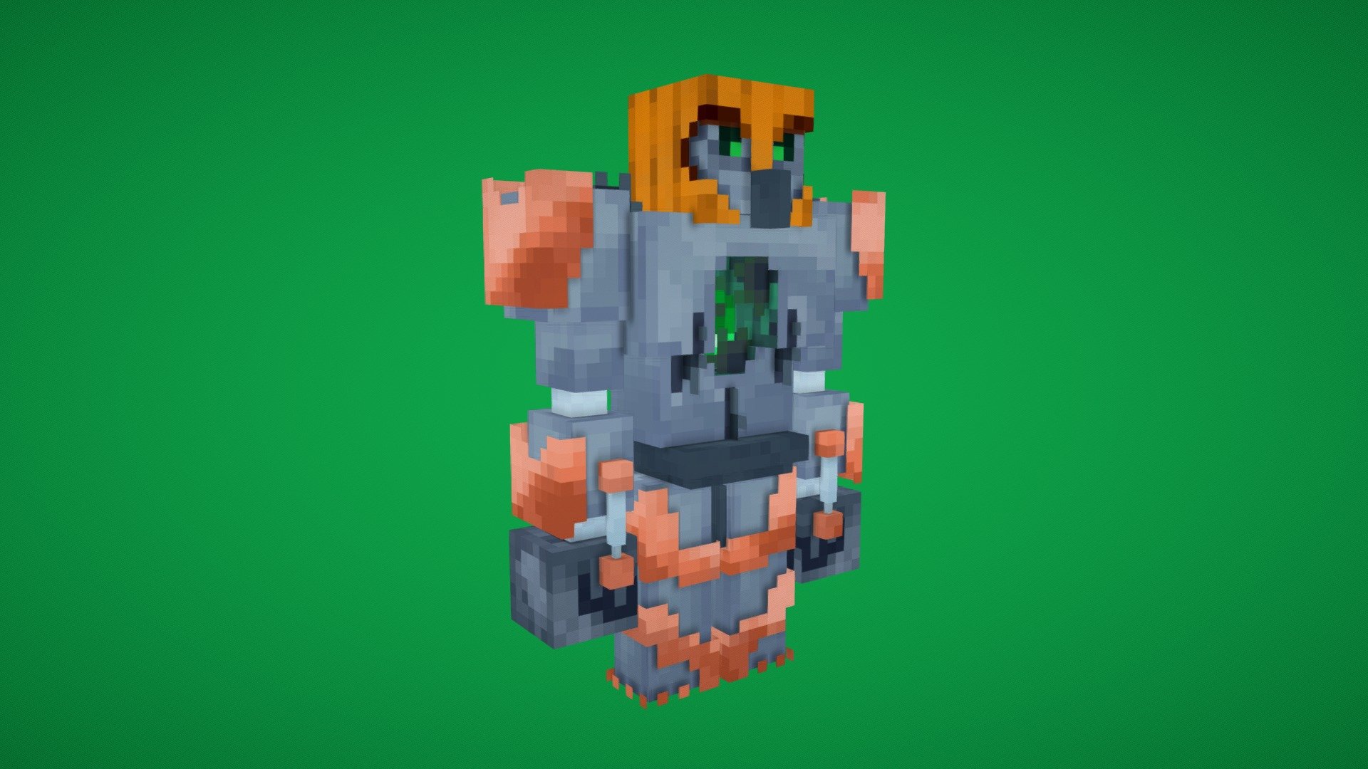 Minecraft Diamond Golem Skin