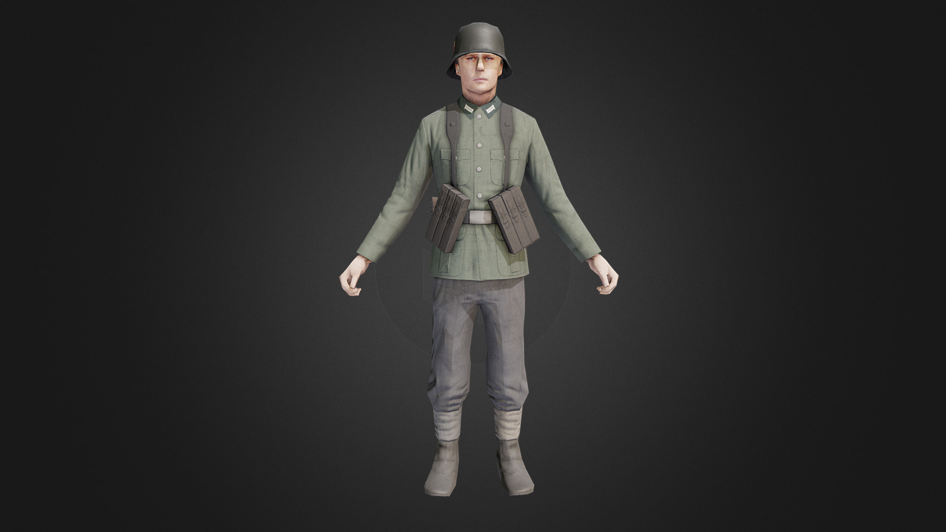 German Infantry demo - 3D model by szymon_l_unity [2e800be] - Sketchfab