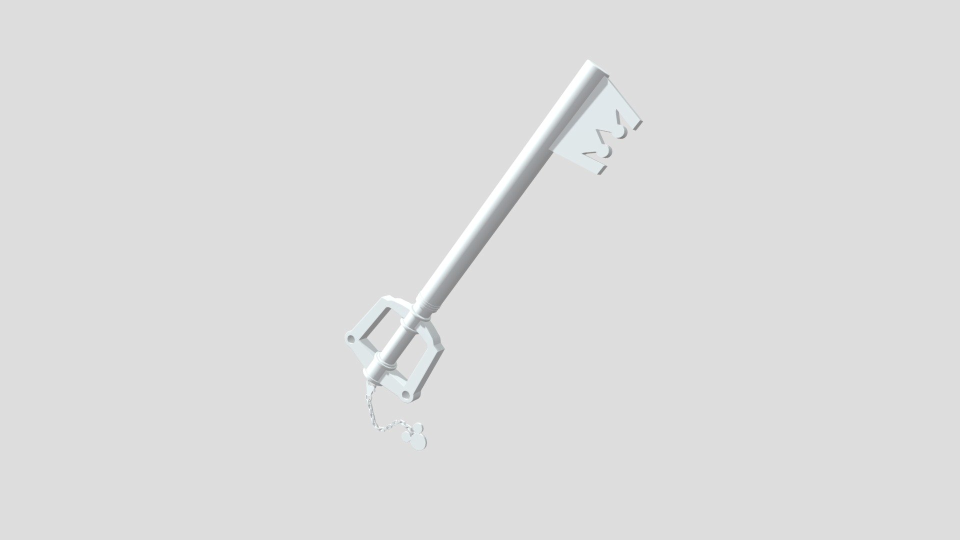 Kingdom Key (Keyblade) - 3D model by KF_Reg [2e80273] - Sketchfab