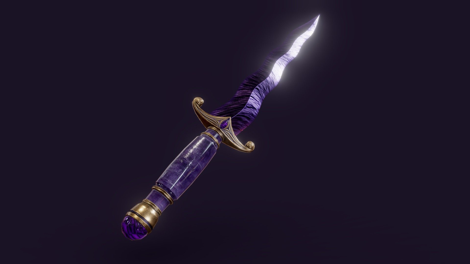 Shadow Dagger - 3D model by Entorix [2e80b54] - Sketchfab