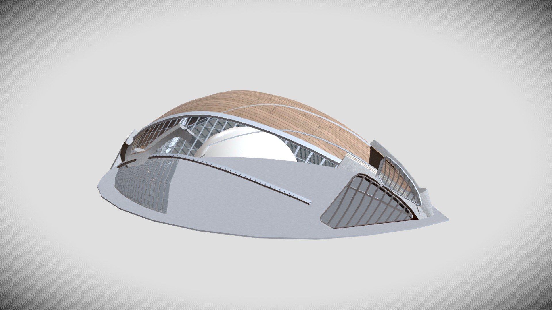 Hemisferic_Spain - 3D model by ayush.agno3 [2e80cae] - Sketchfab