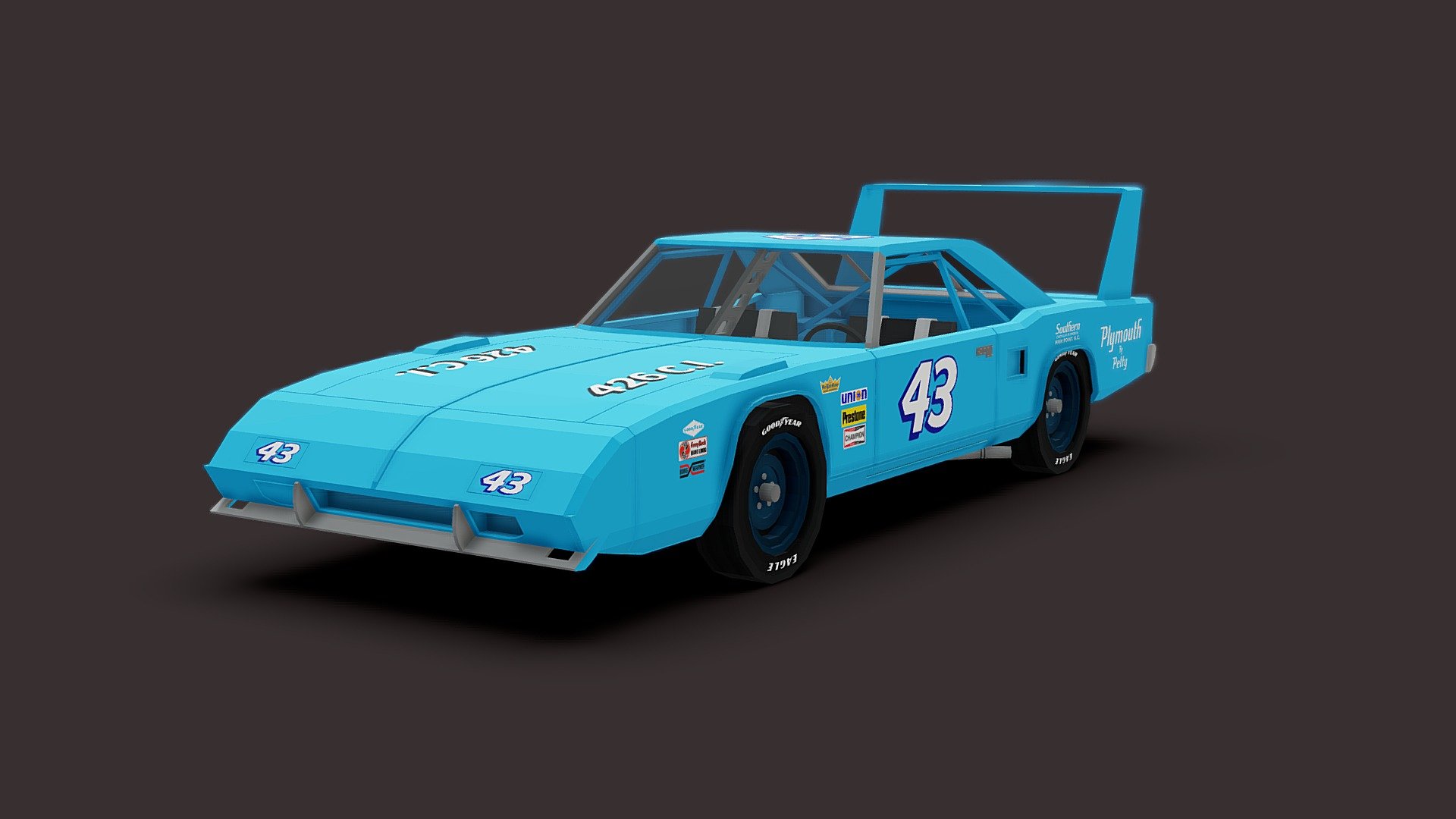 '70 Plymouth Superbird #43 - Minecraft - 3D model by ashminggu [2e81f67 ...