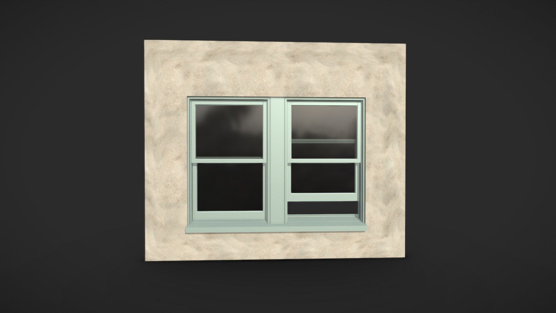 Laguna Window Double - 3D model by HootanArt [2e81ff4] - Sketchfab