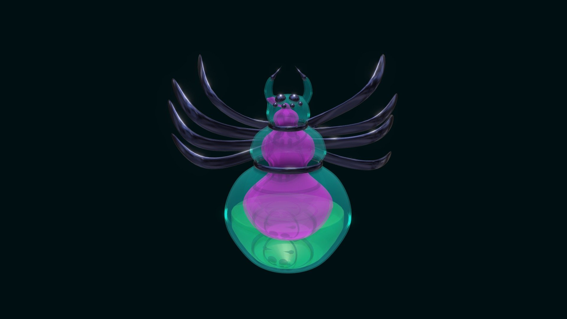 Spider Potion - Download Free 3D model by Enoly [2e821d7] - Sketchfab