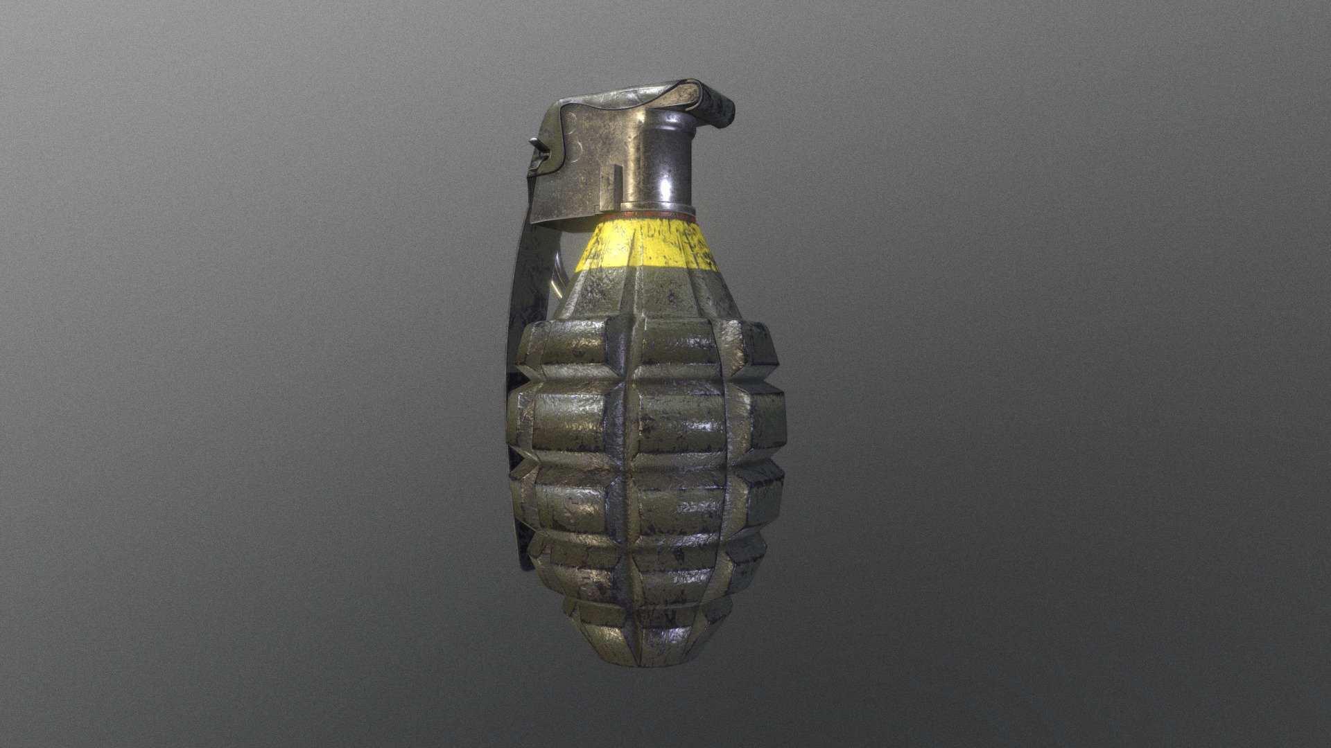 Mk 2 Grenade Used low-poly - 3D model by matteo.pascale [2e82776] - Sketchfab