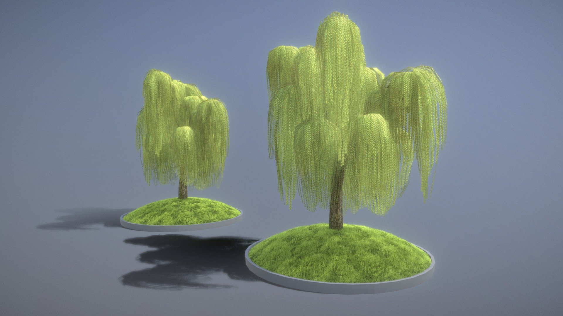 Low-Poly Silver Willow Version 5 - Buy Royalty Free 3D model by VIS-All ...