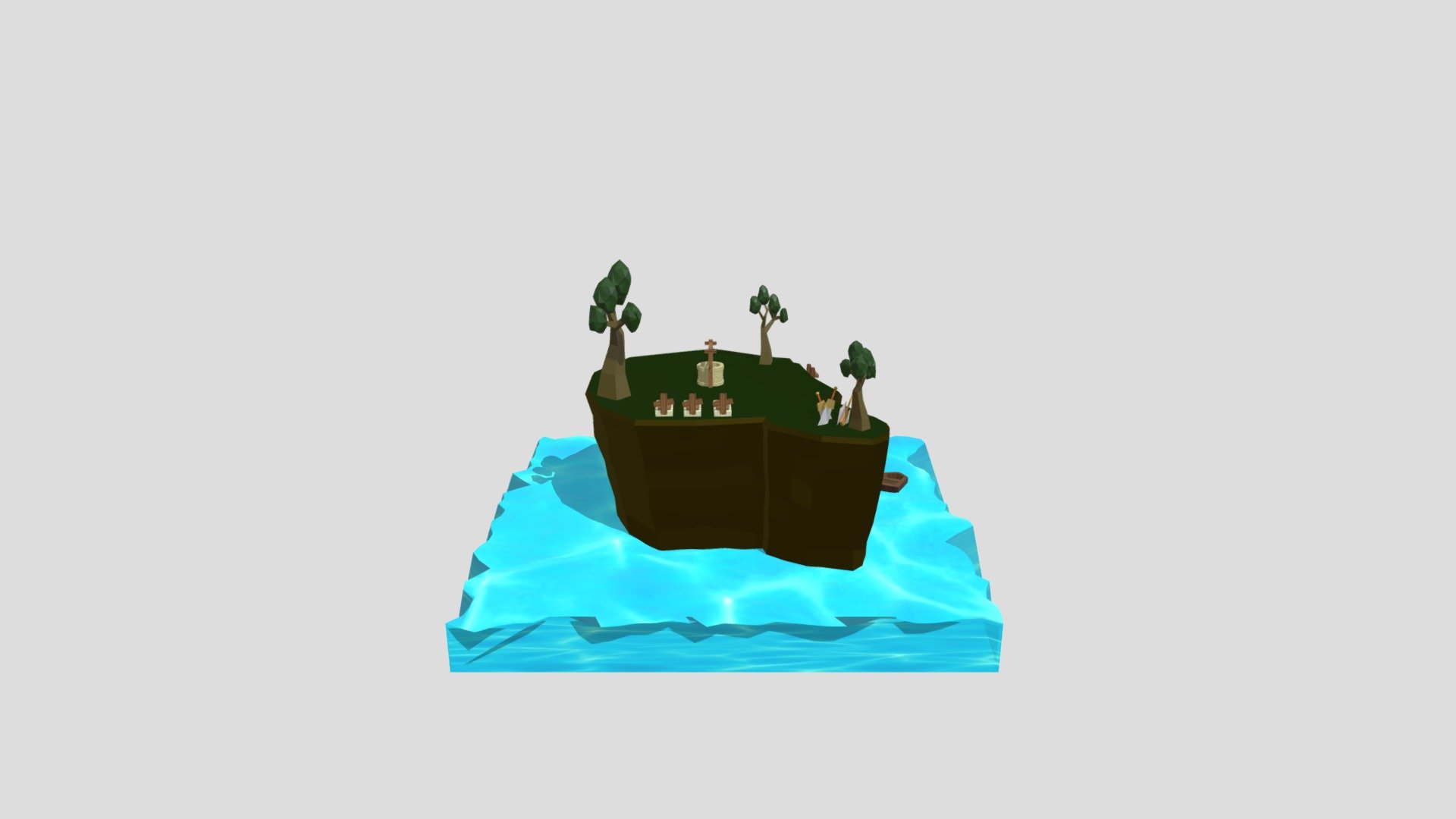 Cliff (final project 3d modeling) - Download Free 3D model by ...