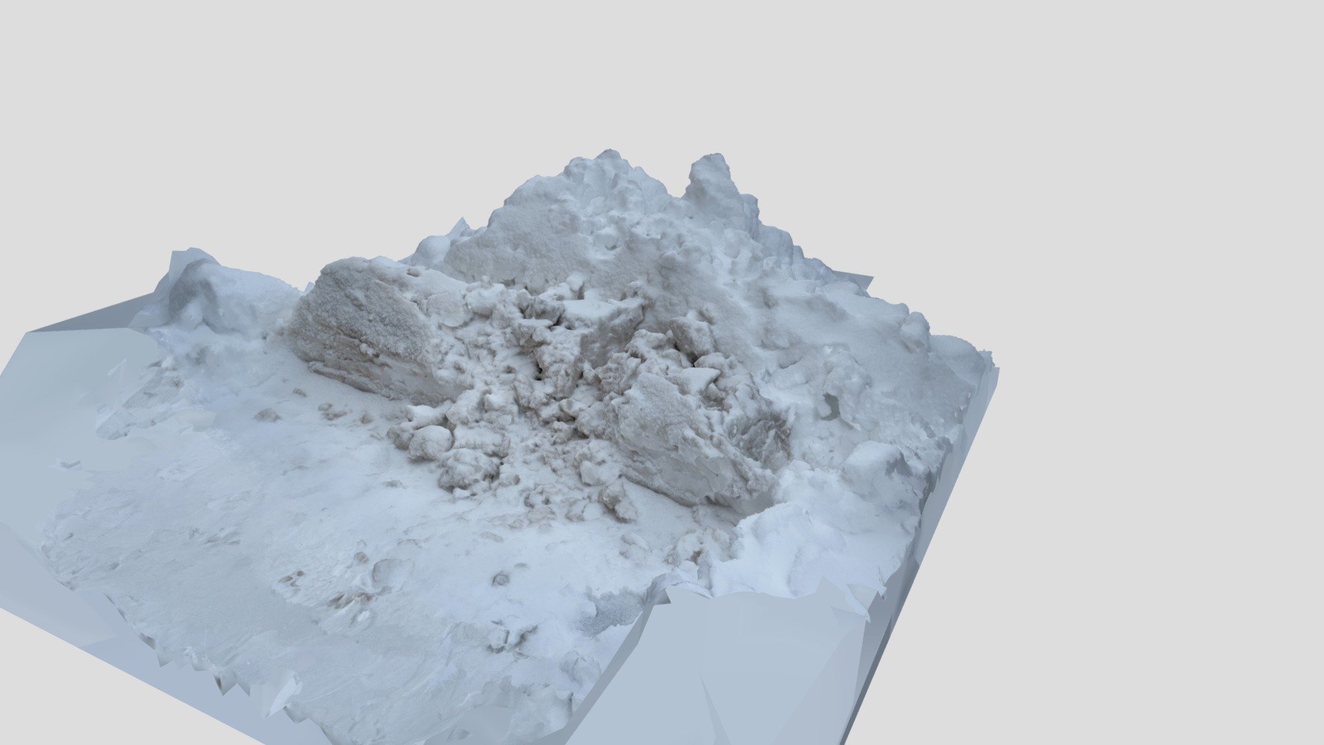 Snow pile - 3D model by conflig [2e84ad4] - Sketchfab