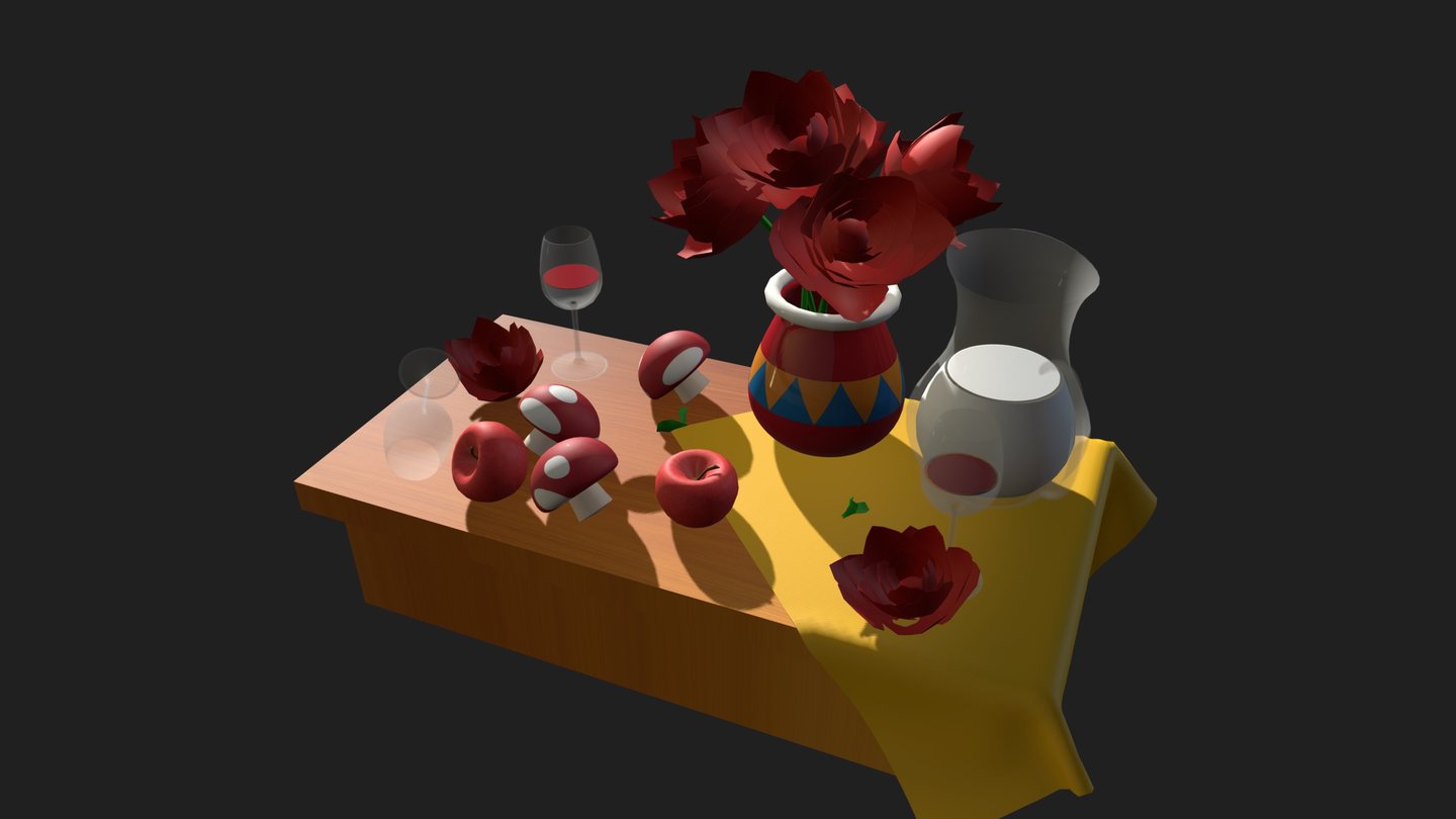 Bodegón - 3D model by Diana Carballido (@dica_me) [2e85c5d] - Sketchfab