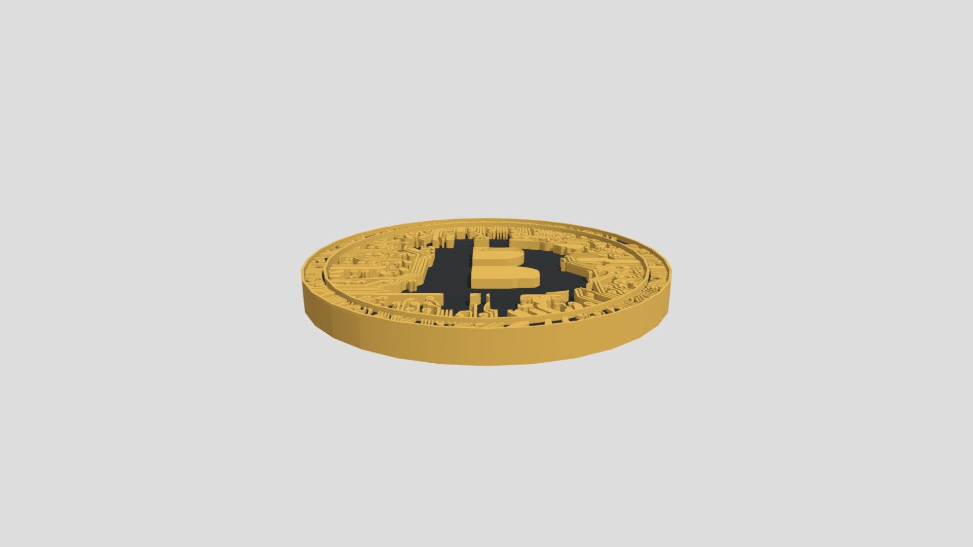 Bitcoin 3D Model - 3D model by morris0w0 [2e86396] - Sketchfab