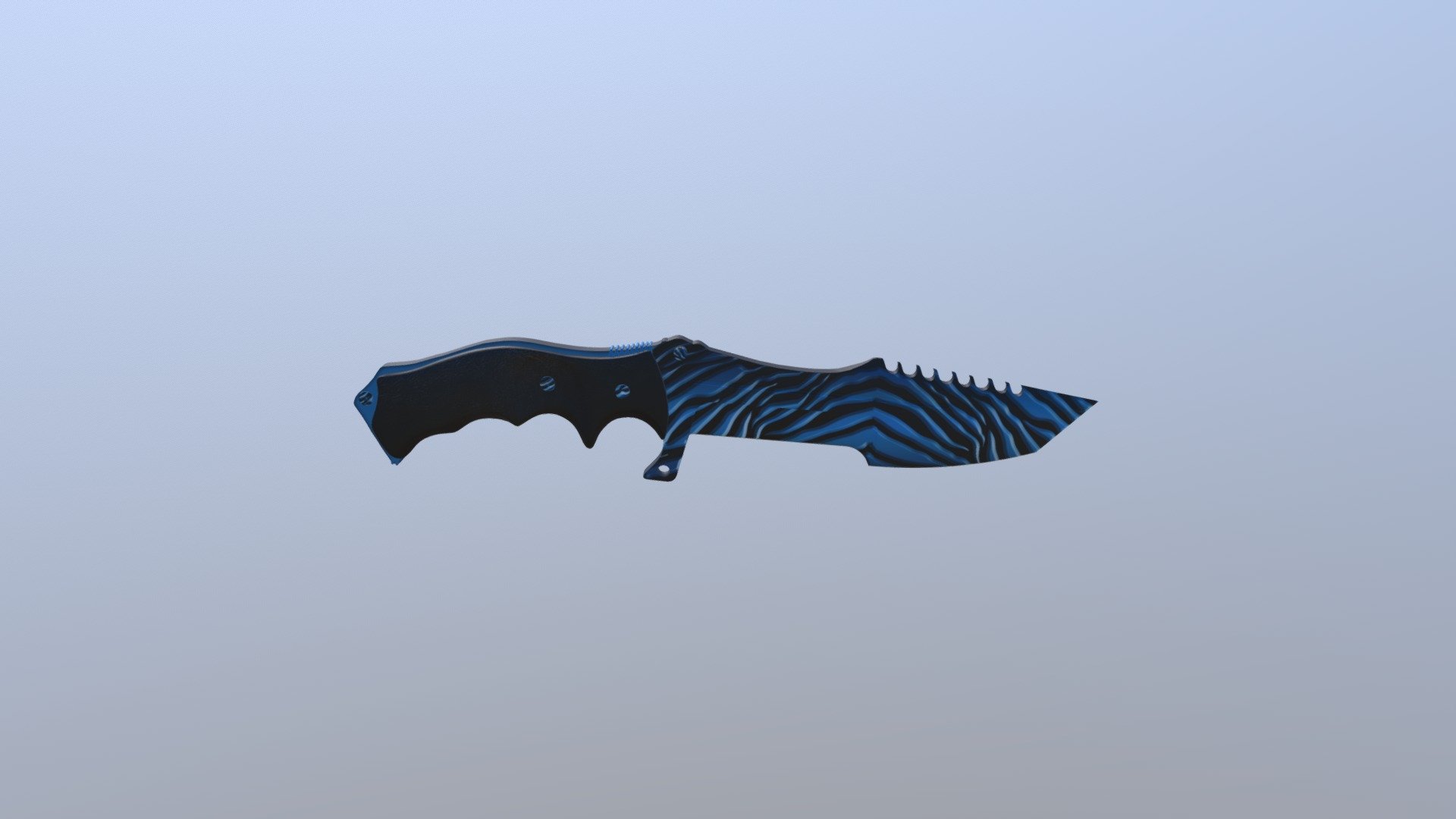 Huntsman Knife | Grazed (Blue) - 3D model by IceC0ke [2e87df5] - Sketchfab
