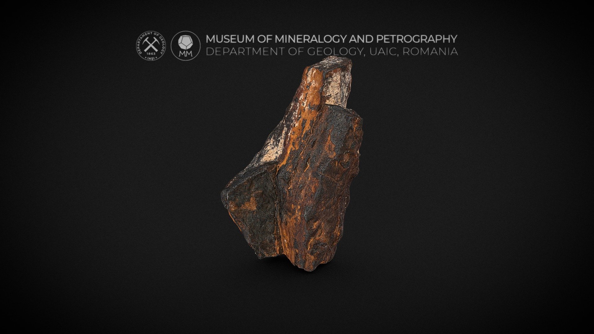 Meteoritic Iron Shale from Meteor Crater (macro) - 3D model by Museum ...