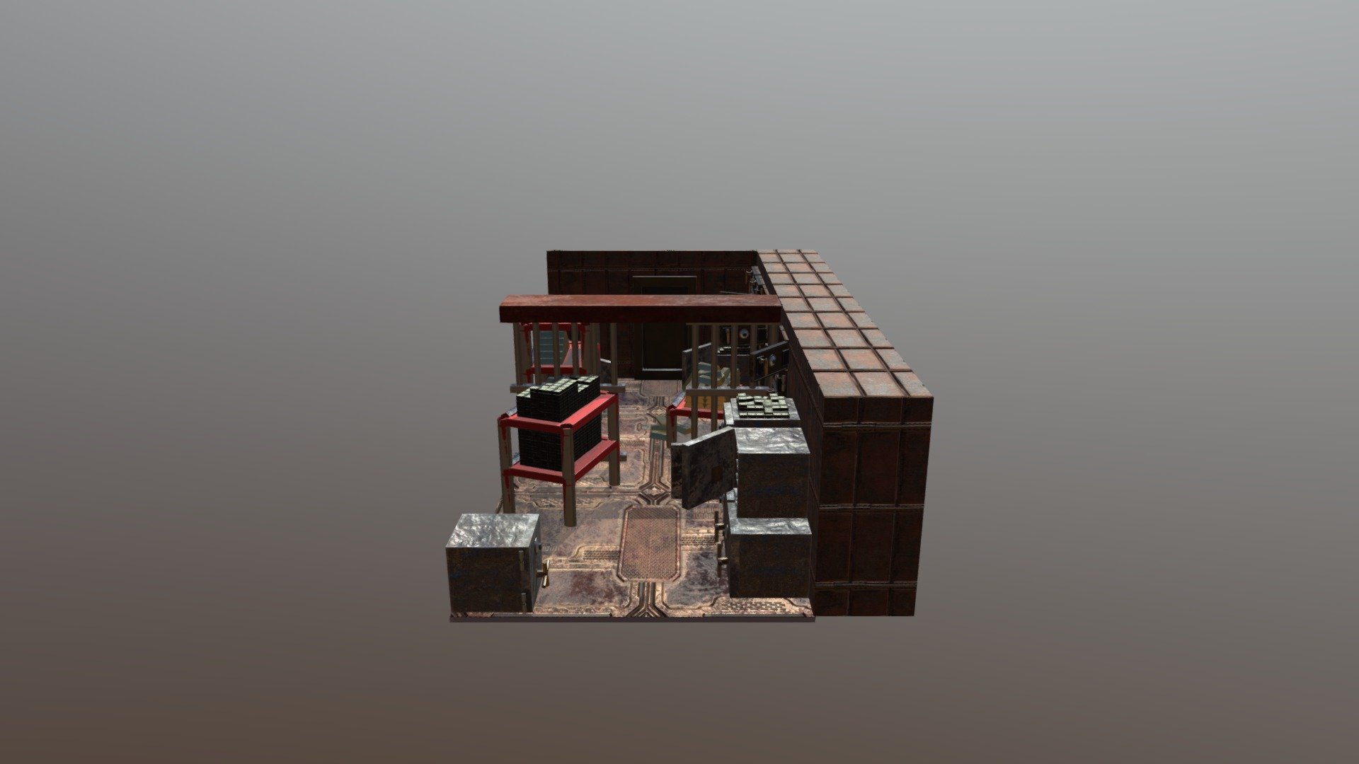 Rusty Vault - 3D model by BaderBlade [2e8a1c8] - Sketchfab