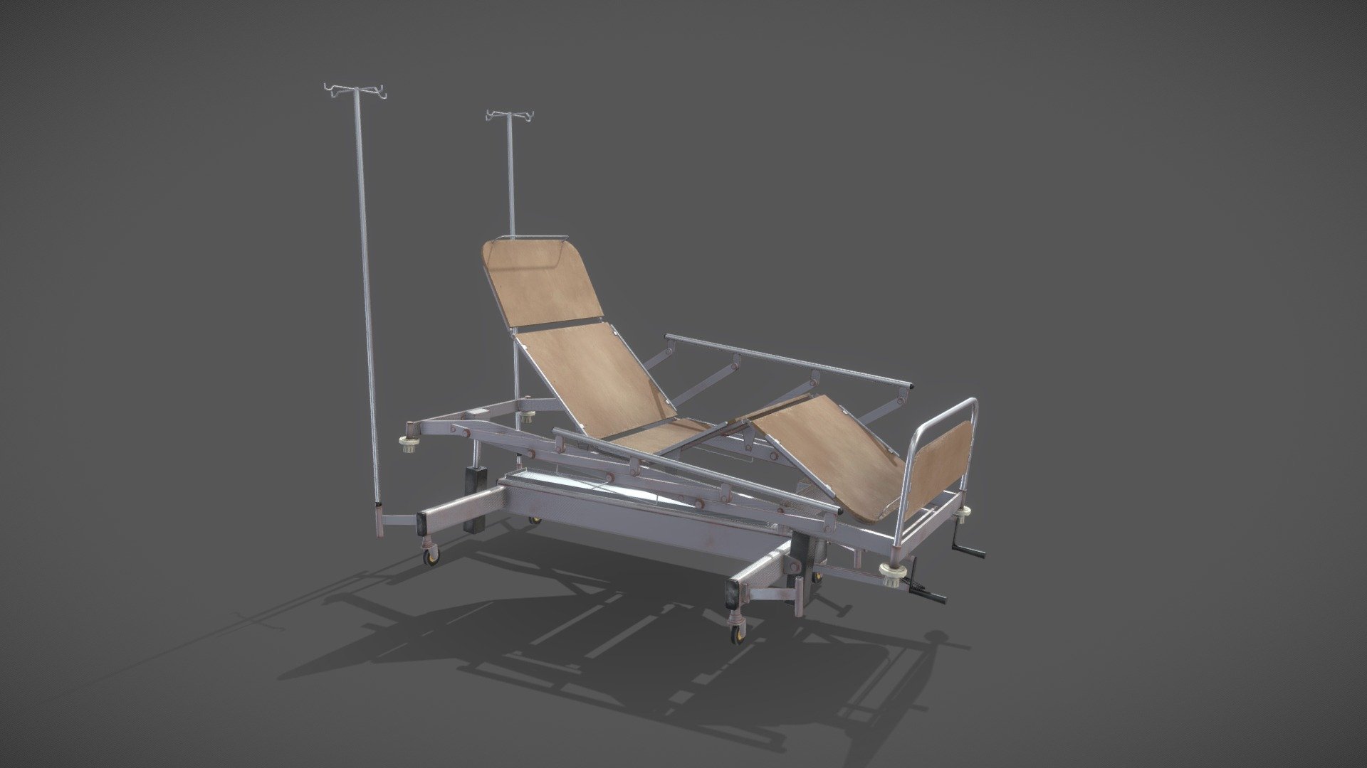 Stretcher - LowPoly - 3D model by nathdec [2e8a9c4] - Sketchfab