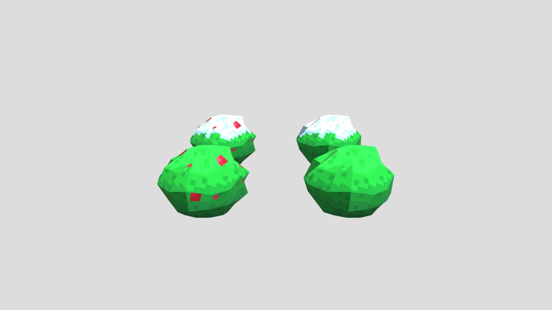 Low-Poly-Bushes - 3D model by NightTreeStudio [2e8bd73] - Sketchfab