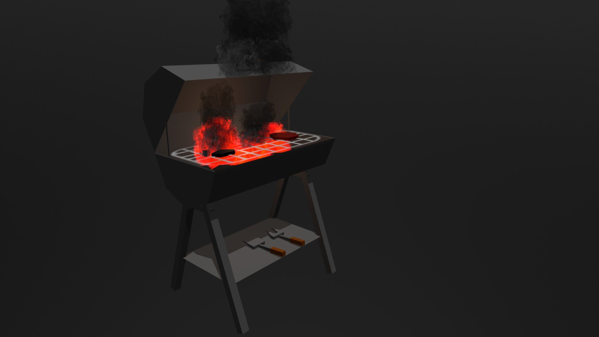 Grill - Household Prop Challenge - Download Free 3D model by kielkaiser ...