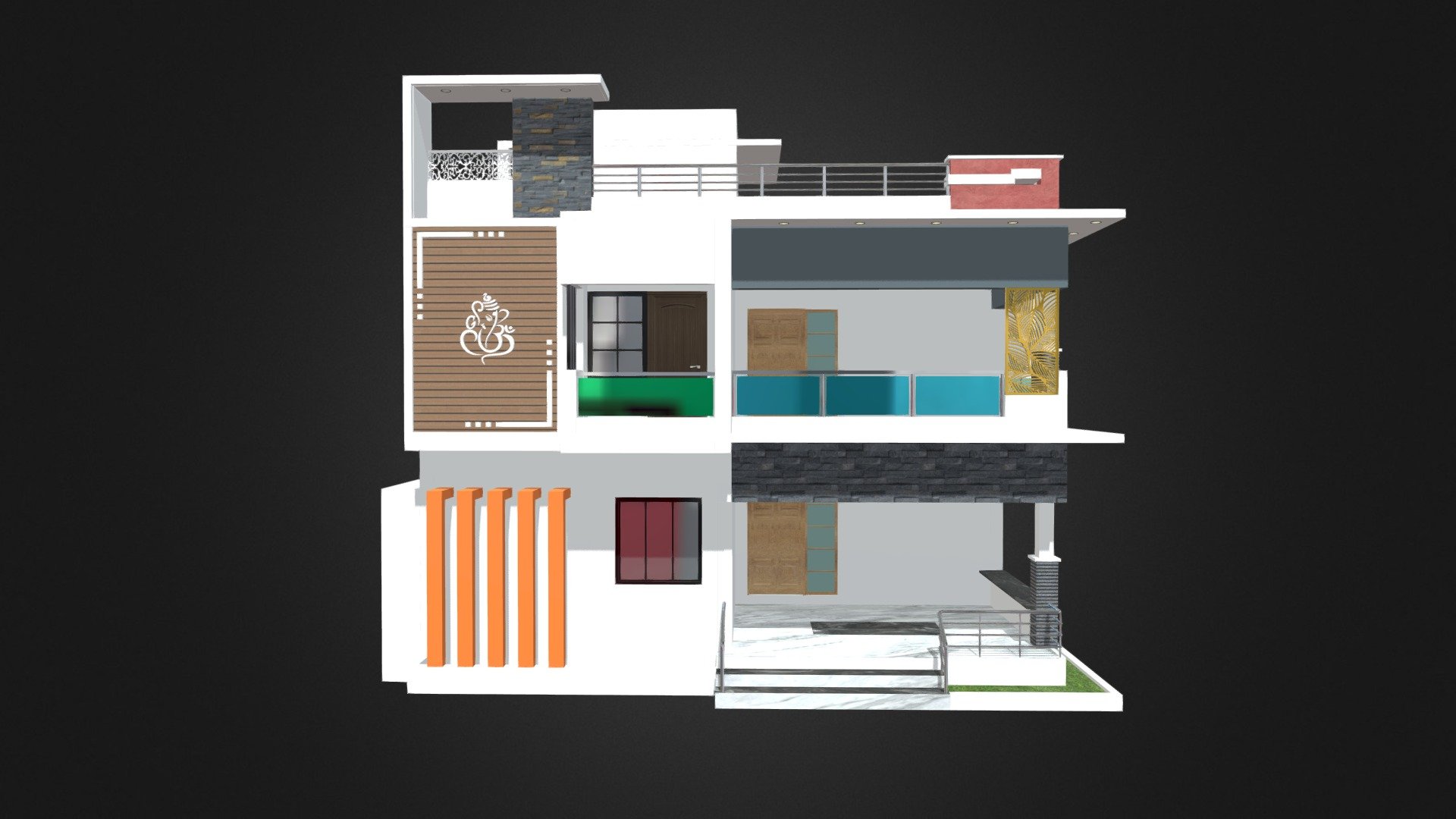 Mr.V.Sundaresan_Korattur_Elv - 3D model by Gulothungan.Architect (@gulo ...