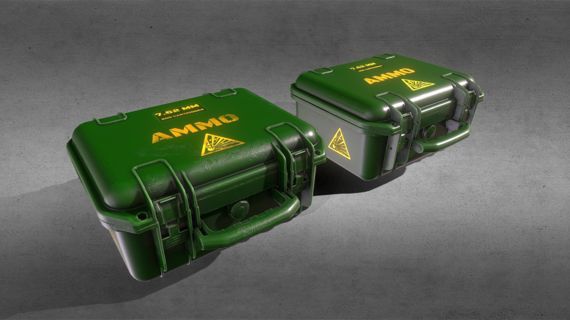 Ammo box - Download Free 3D model by Hene [2e8e9a6] - Sketchfab