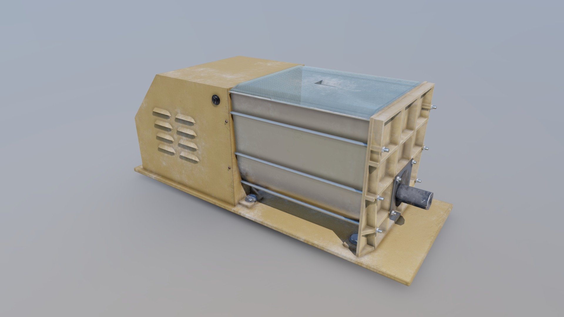 Electric Industrial Dough Mixer - Download Free 3D model by Red Fox ...