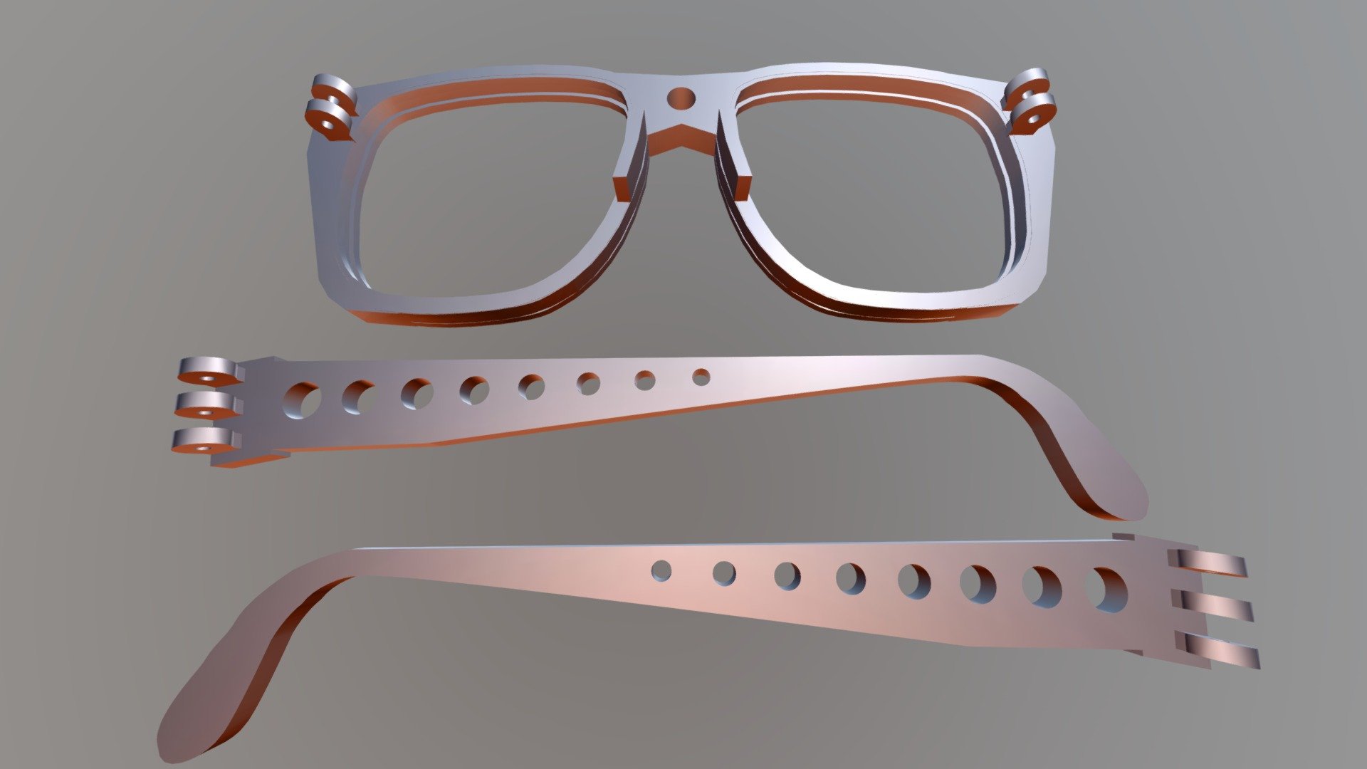 Sporty Spectacles from 1970's - Download Free 3D model by timonoko ...