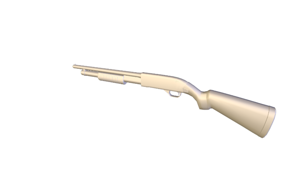 shotgun - 3D model by Fabricio3D [2e968b3] - Sketchfab