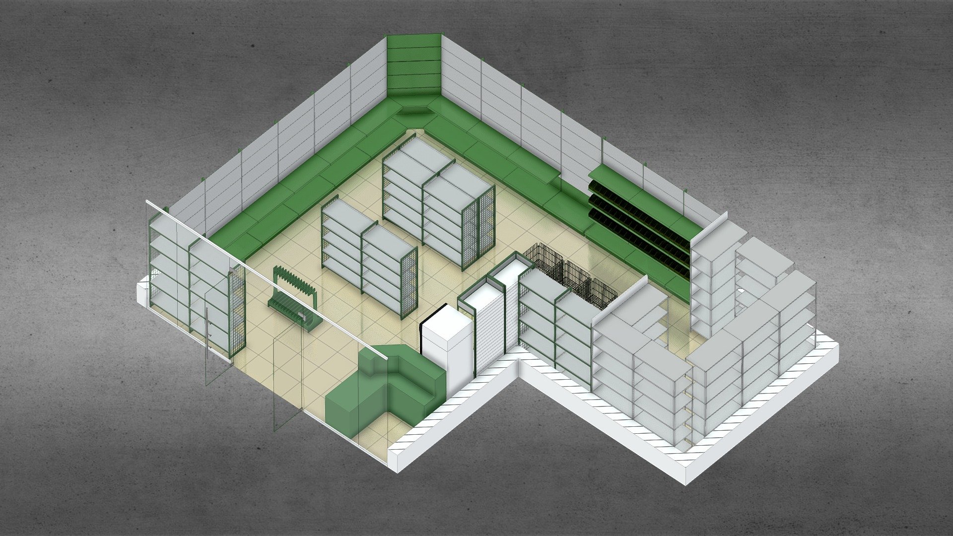 krovelson hardware store - Buy Royalty Free 3D model by 3DGrom ...