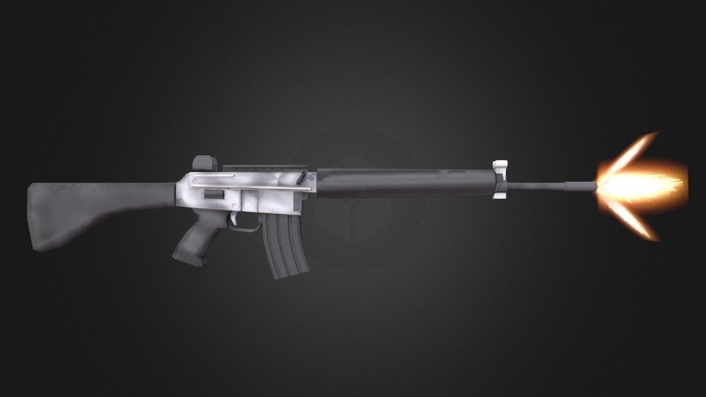 ArmaLite AR-18 - 3D model by JoshRedgrift [2e994e0] - Sketchfab