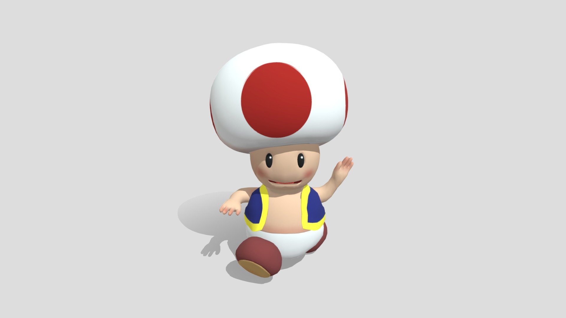 Toad with texture - Download Free 3D model by Fleinchac [2e99672 ...
