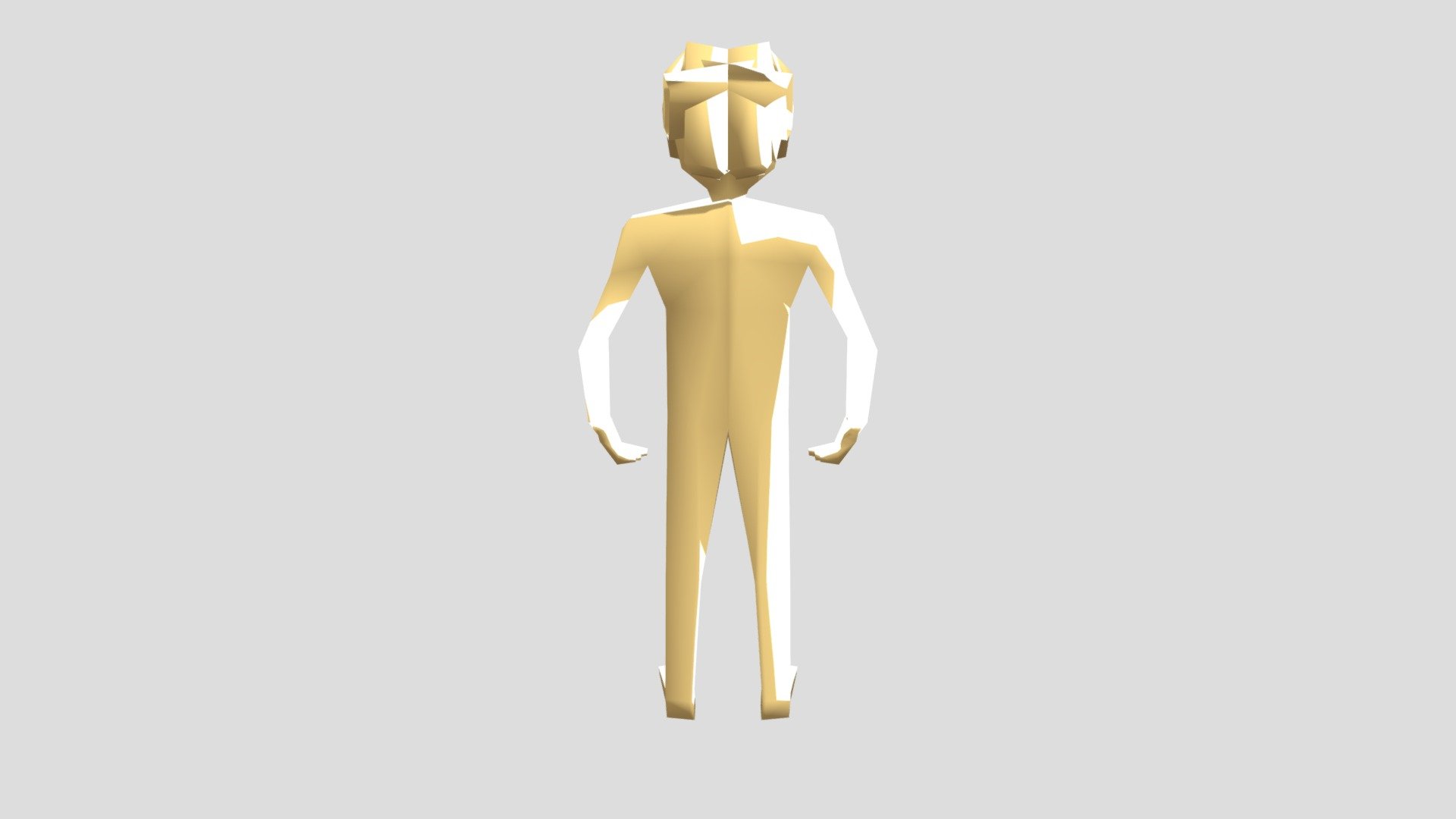 Simple Man - Download Free 3D model by satyampatel.net [2e9cac7 ...