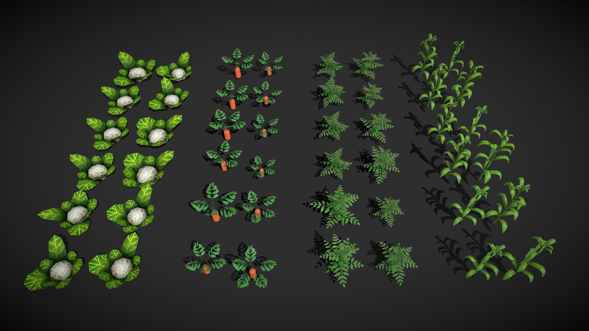 vegetable plants - Buy Royalty Free 3D model by Deepak_Sharma [2e9cbc8 ...