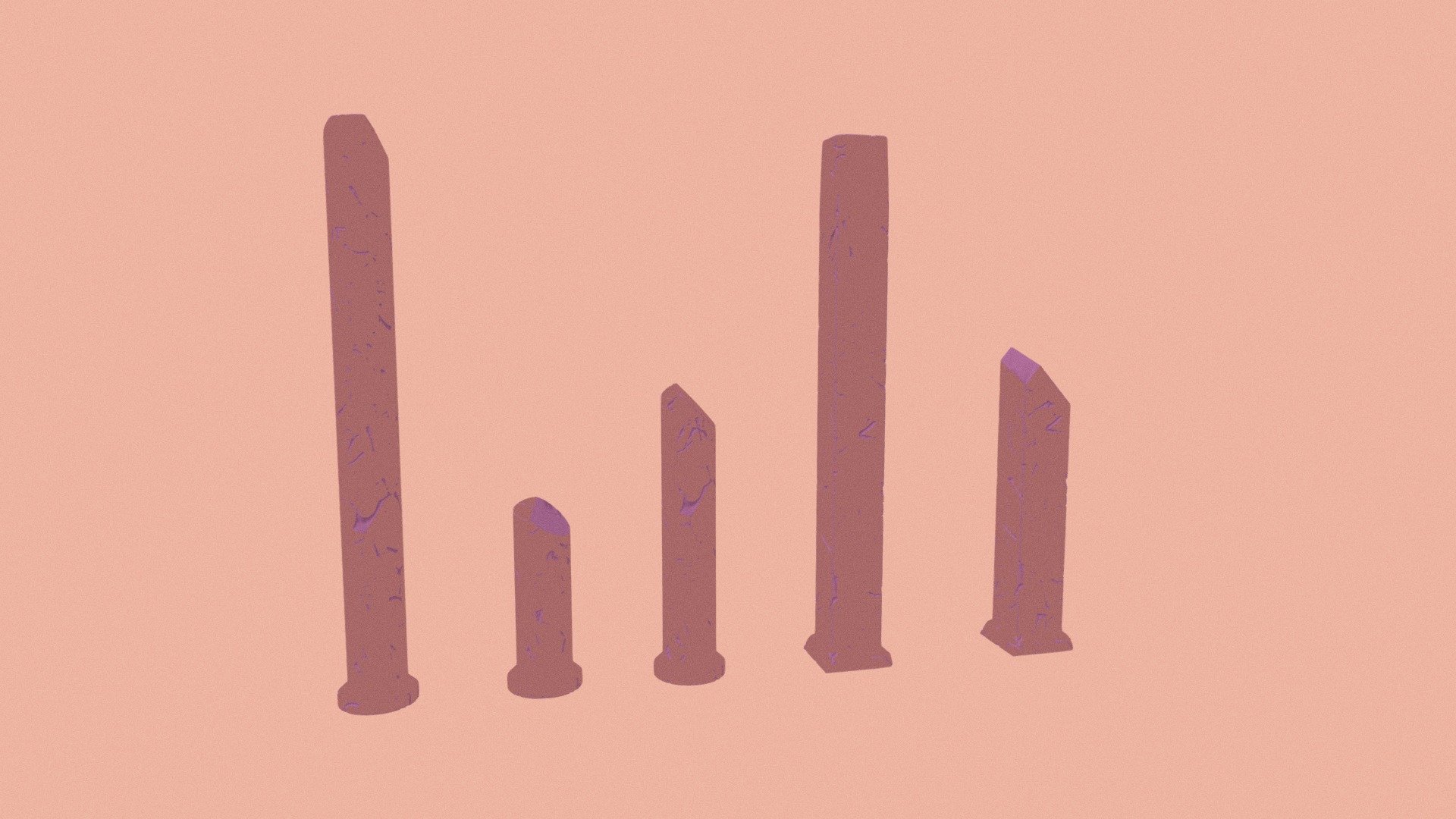 Stylized Pillars - 3D model by LittleFoxy (@littlefoxy01) [2e9d2dc ...