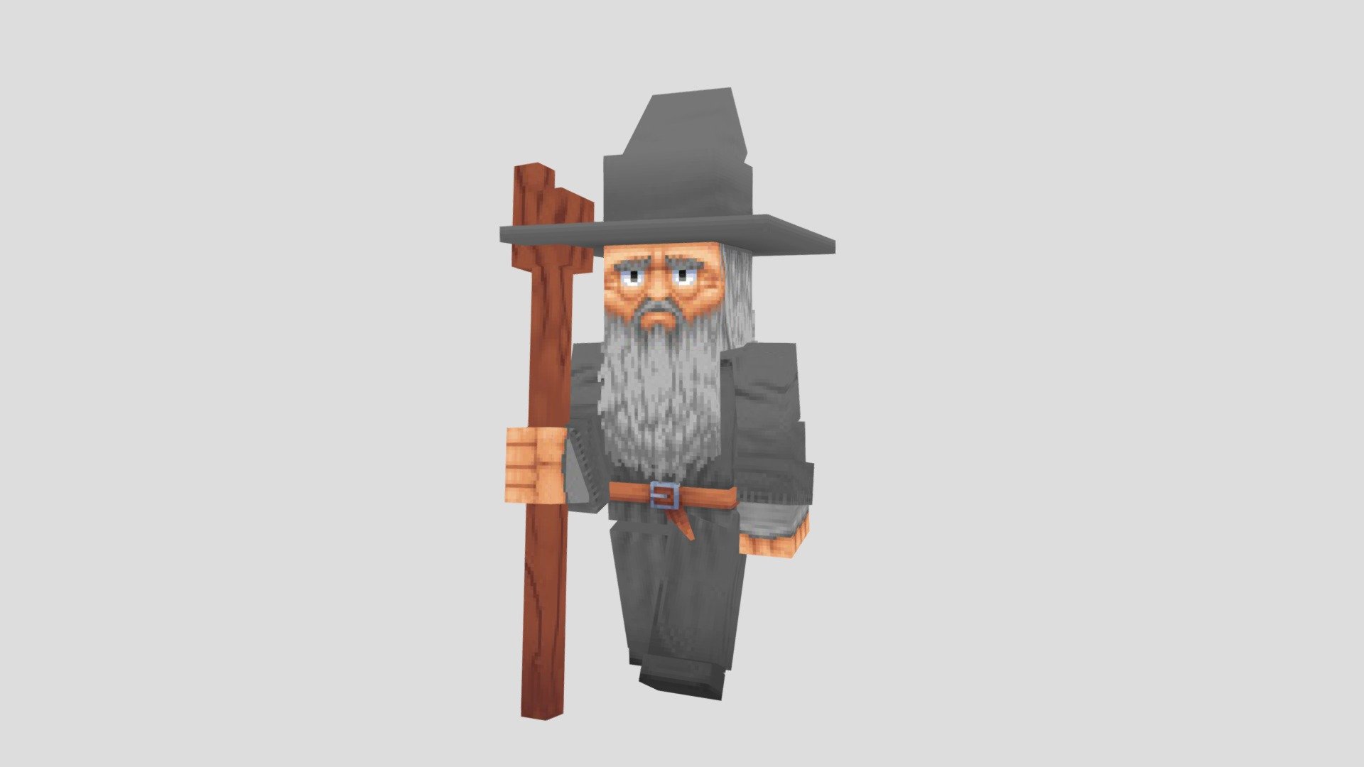 Gandalf the Grey - 3D model by harry_coughlin_ [2e9f6fe] - Sketchfab
