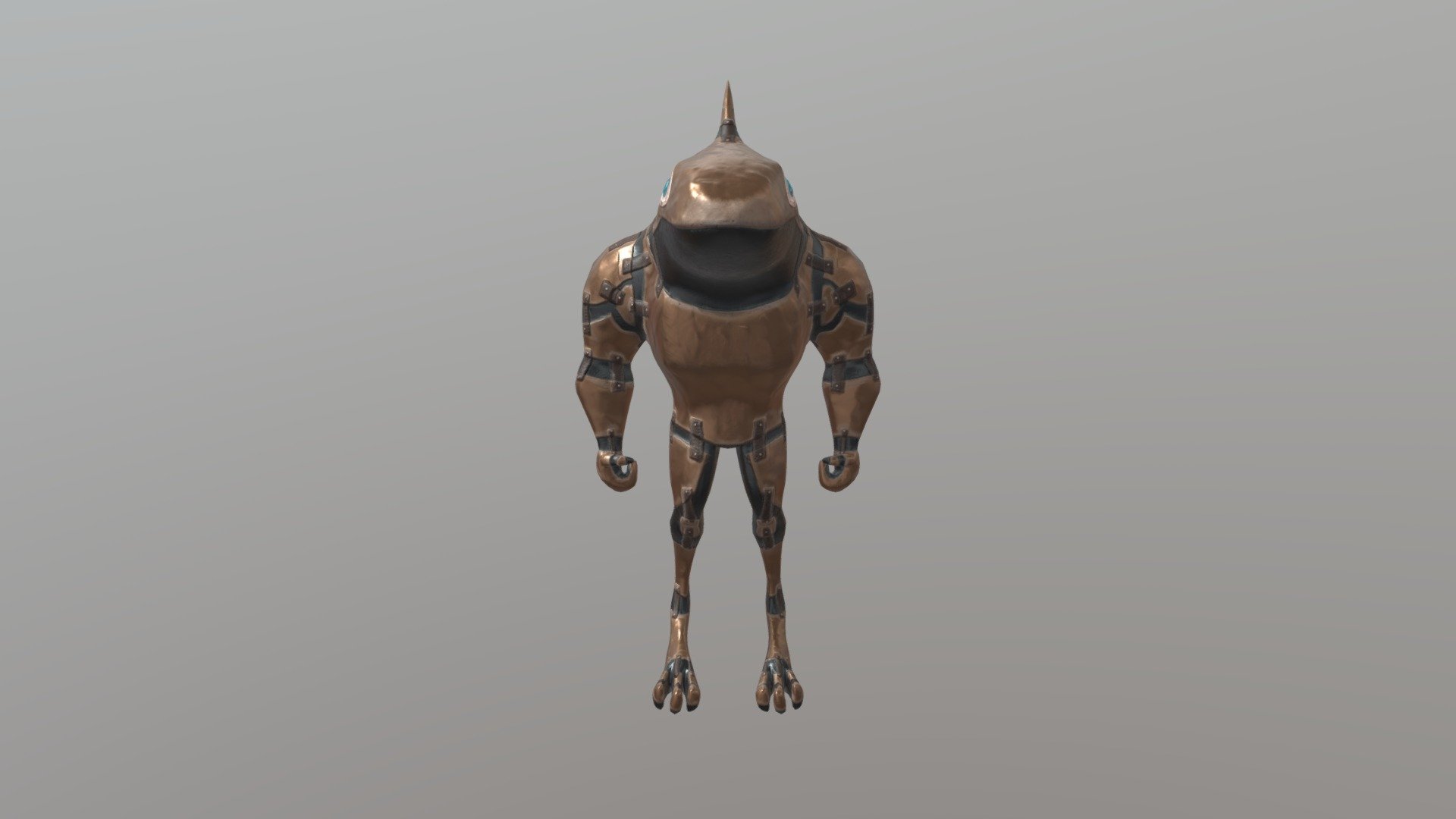 Steampunk Shark - 3D model by TristanHendersonArt [2e9fb2b] - Sketchfab
