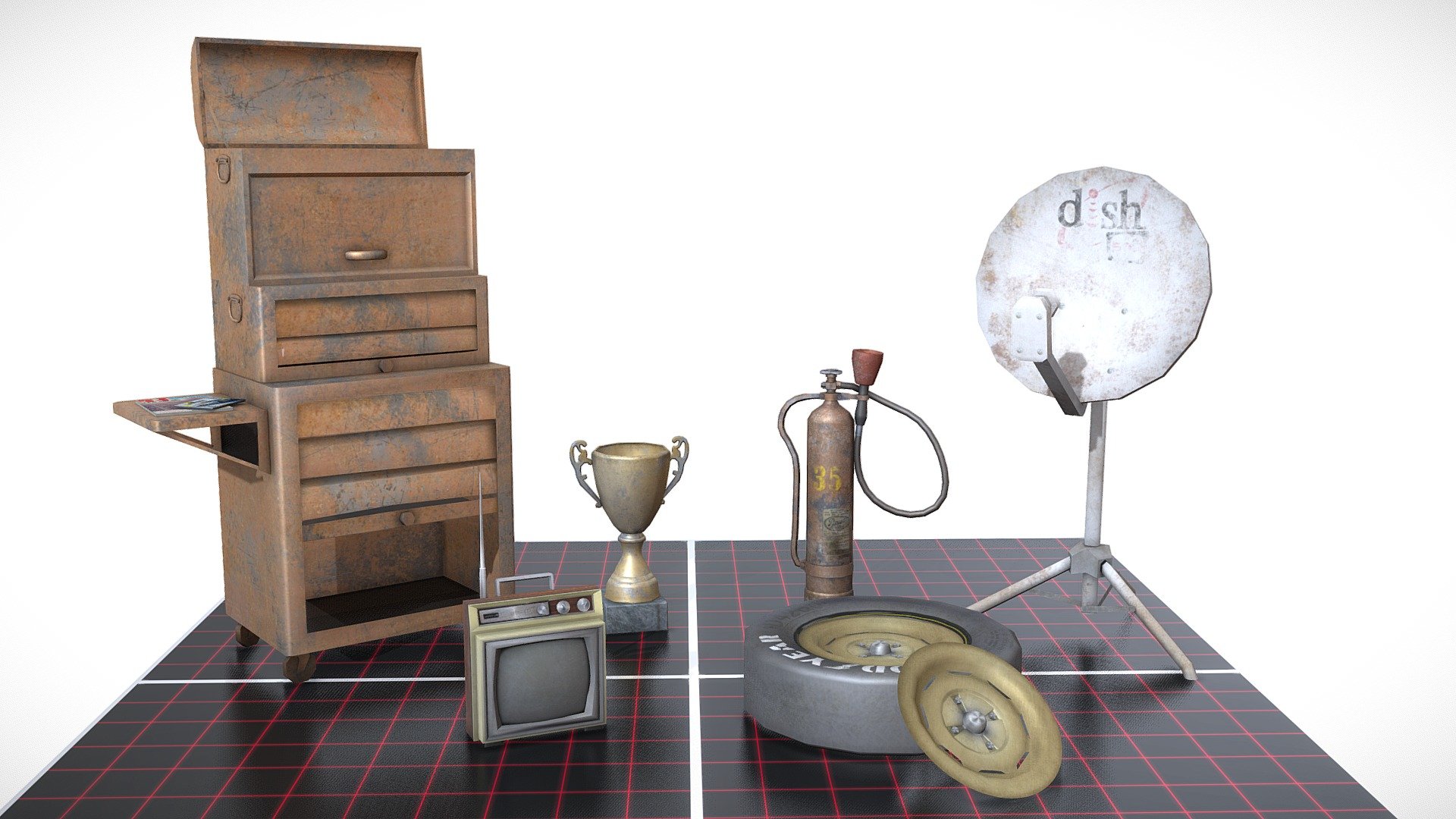 Simple Props 2 - Download Free 3D model by Julian (@julianrijken ...