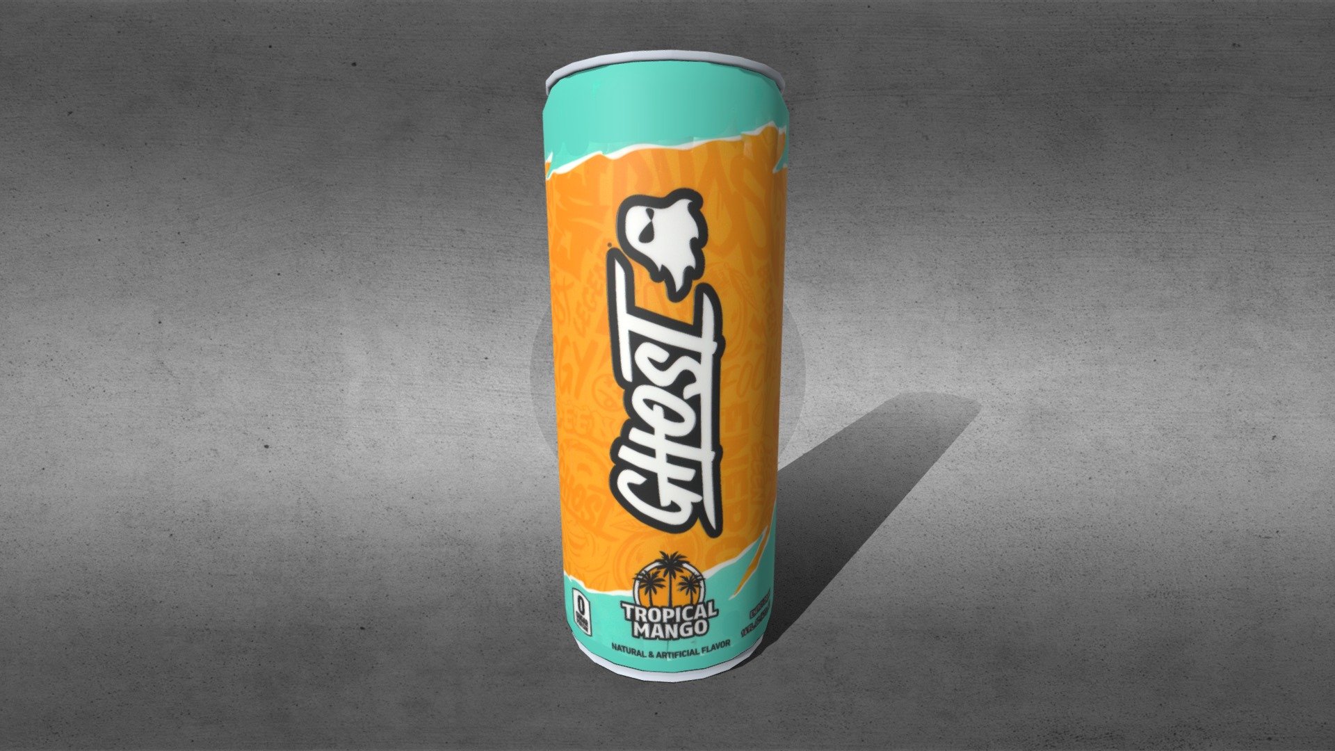 ghost energy drink - 3D model by cadtorender [2ea02c9] - Sketchfab